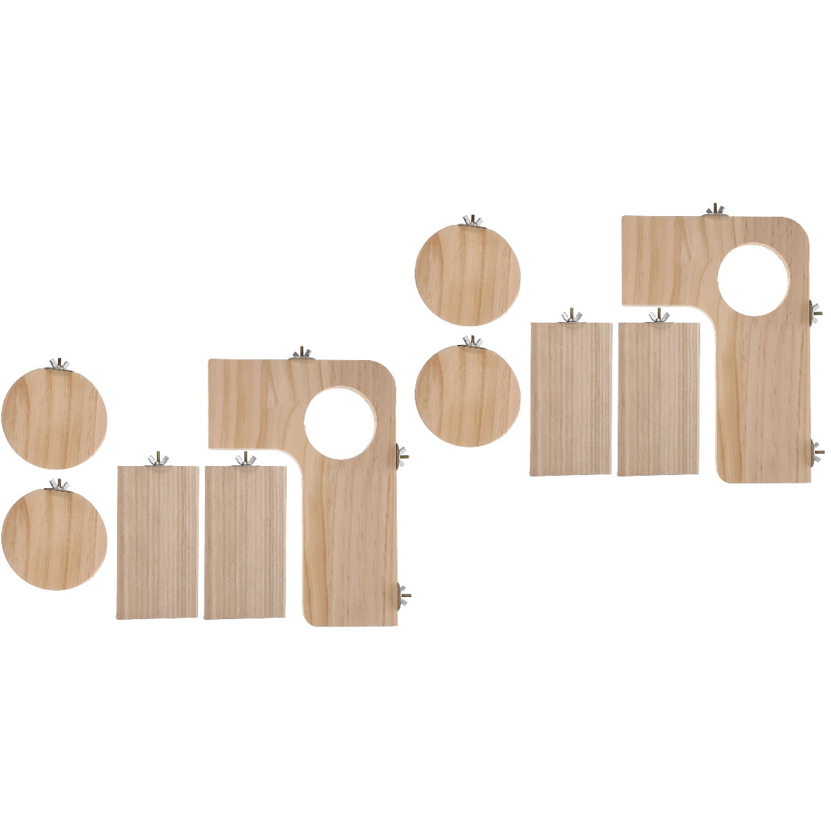 Toys Guinea Pig 2 Sets Jumping Stand for Chinchilla Board Parrot ...