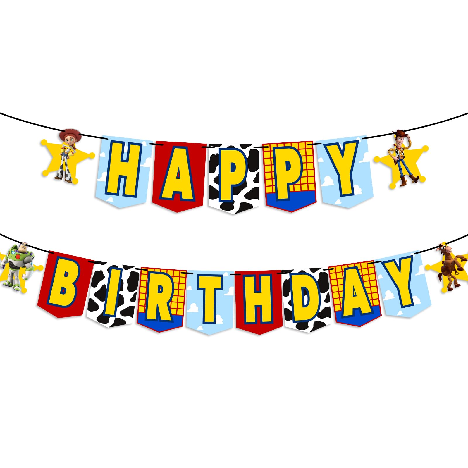 Toys Happy Birthday Banner SSF20 for Birthday Decorations Toy Game ...