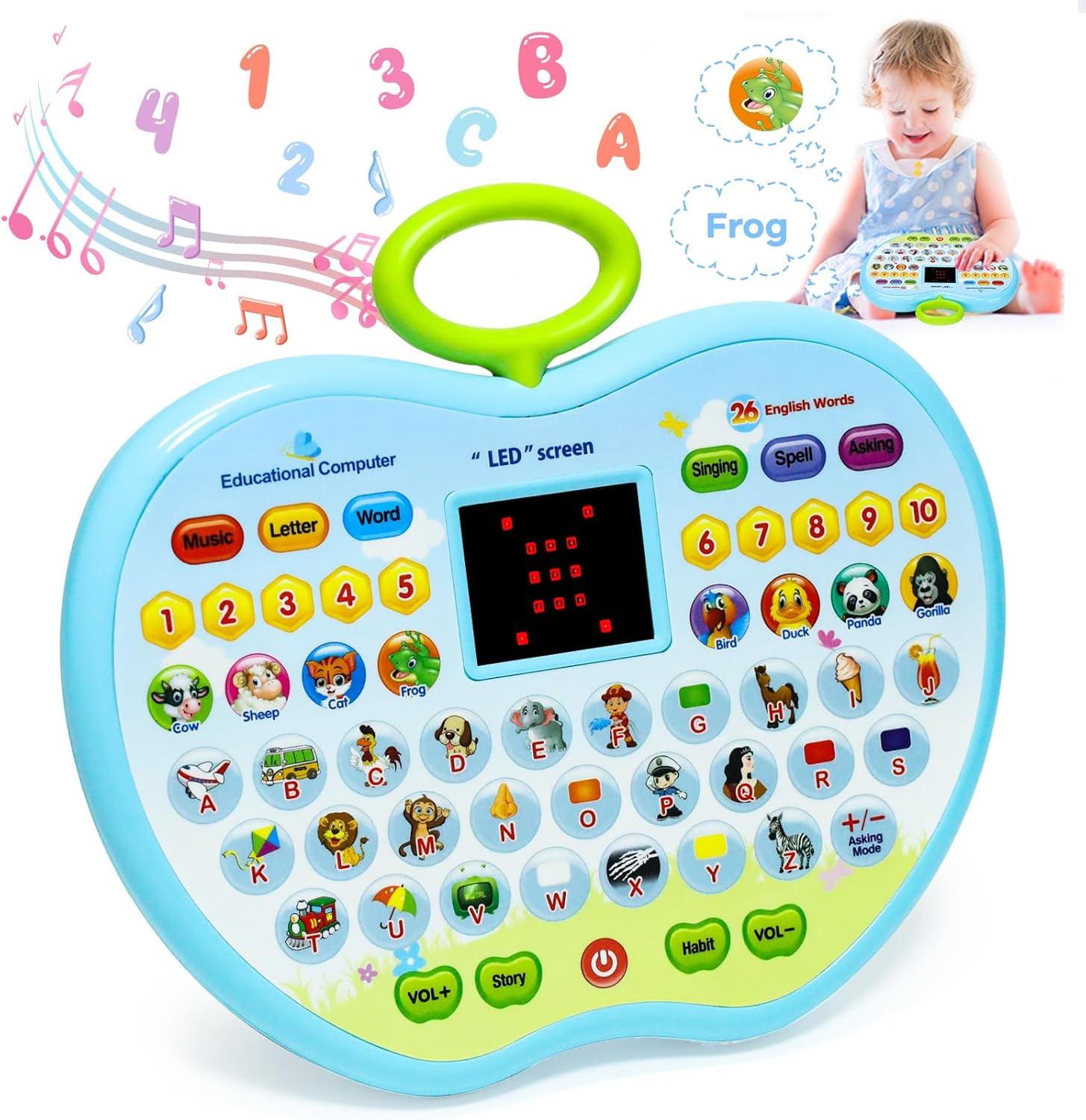 Toys for Kid Interactive Alphabet Learning Tablet for Educational ...