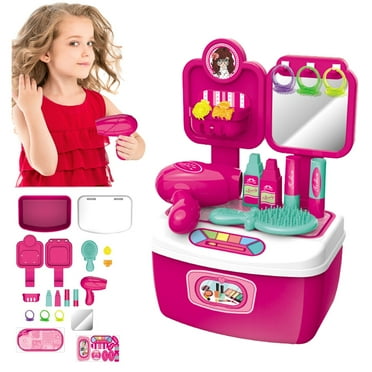 Kid Odyssey Kids Hair Salon Toys, Barber Playset Pretend Play Makeup ...