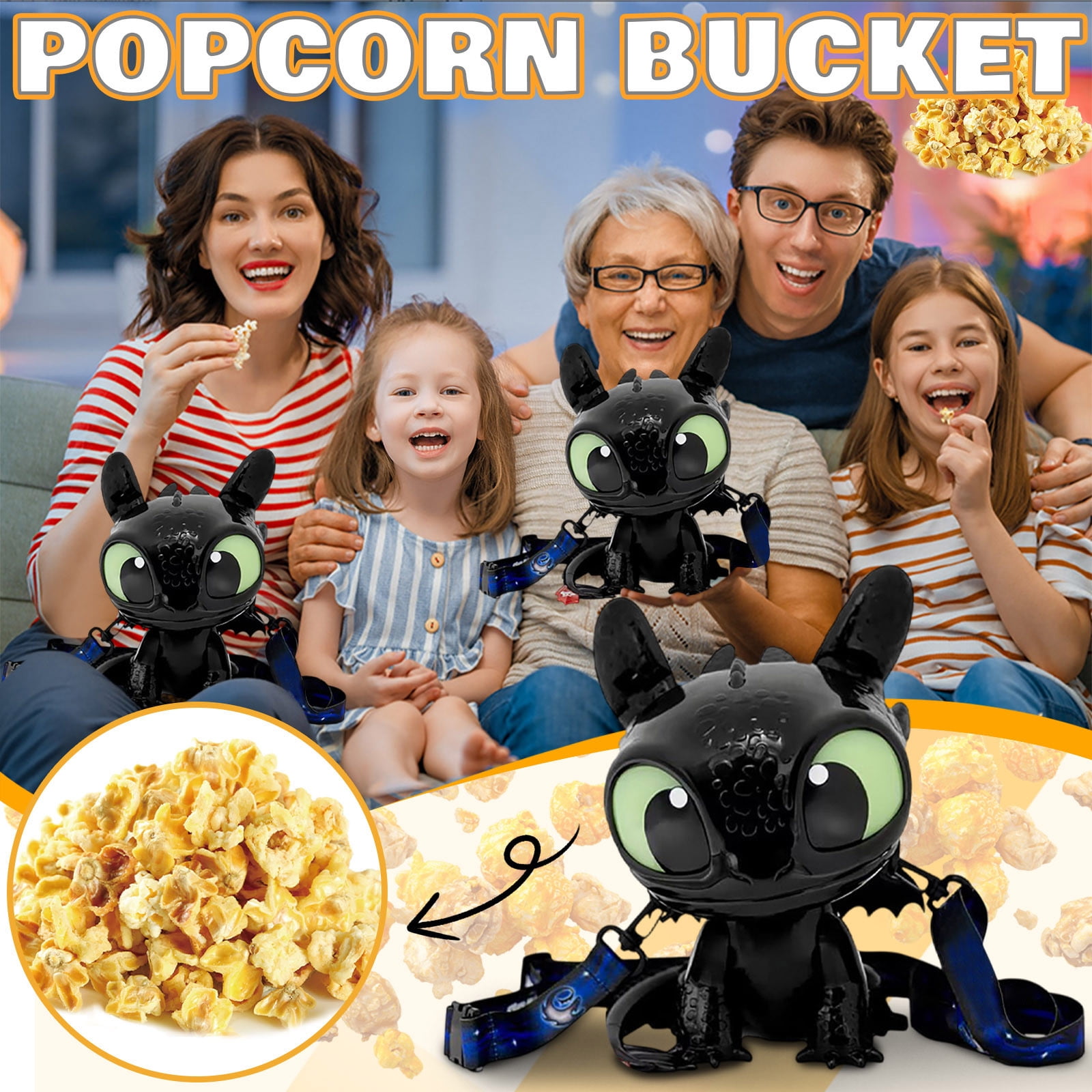 Toys for Kids Toothless 2025 New Popcorn Bucket, Limited Edition ...