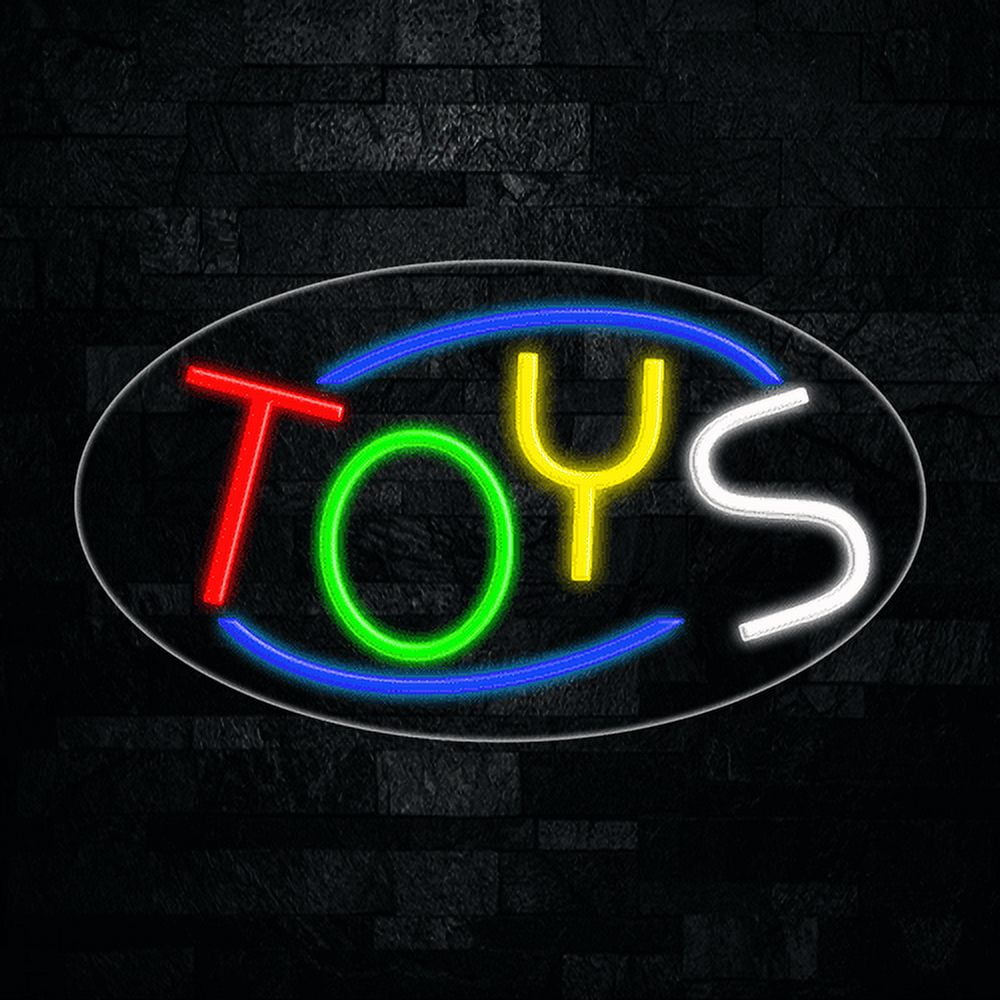 Toys LED Neon Sign 28"L x 16"H #34310 - Walmart.com