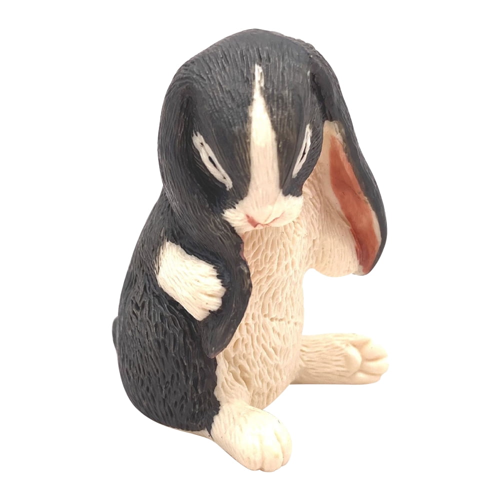 Toys Lop Rabbit Model Children's Toy Baby 3.5X5.5X6.2CM Dark Grey ...