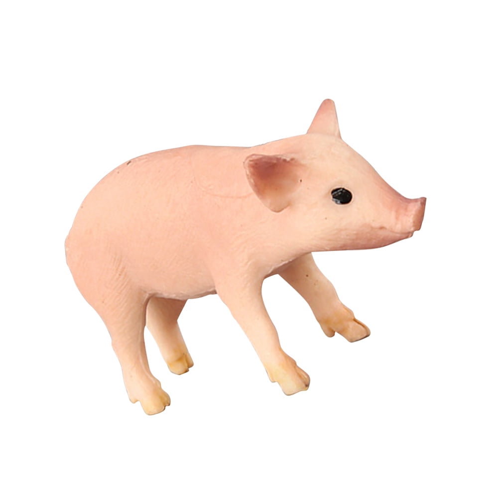 Toys Pig Model Ornament Mini Pig Model Simulation Pig Ornament ...