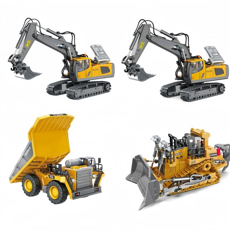 Toys Remote Control Bulldozer Toy 2.4GHz 680 Degree Cab with Rubber ...