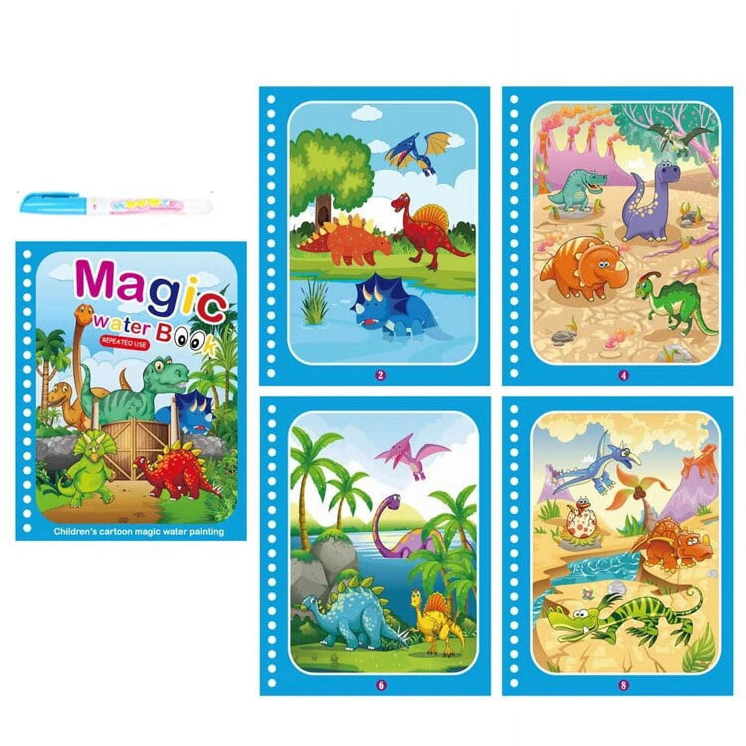 Toys Reusable Coloring Book Magic Water Drawing Book Painting Drawing ...