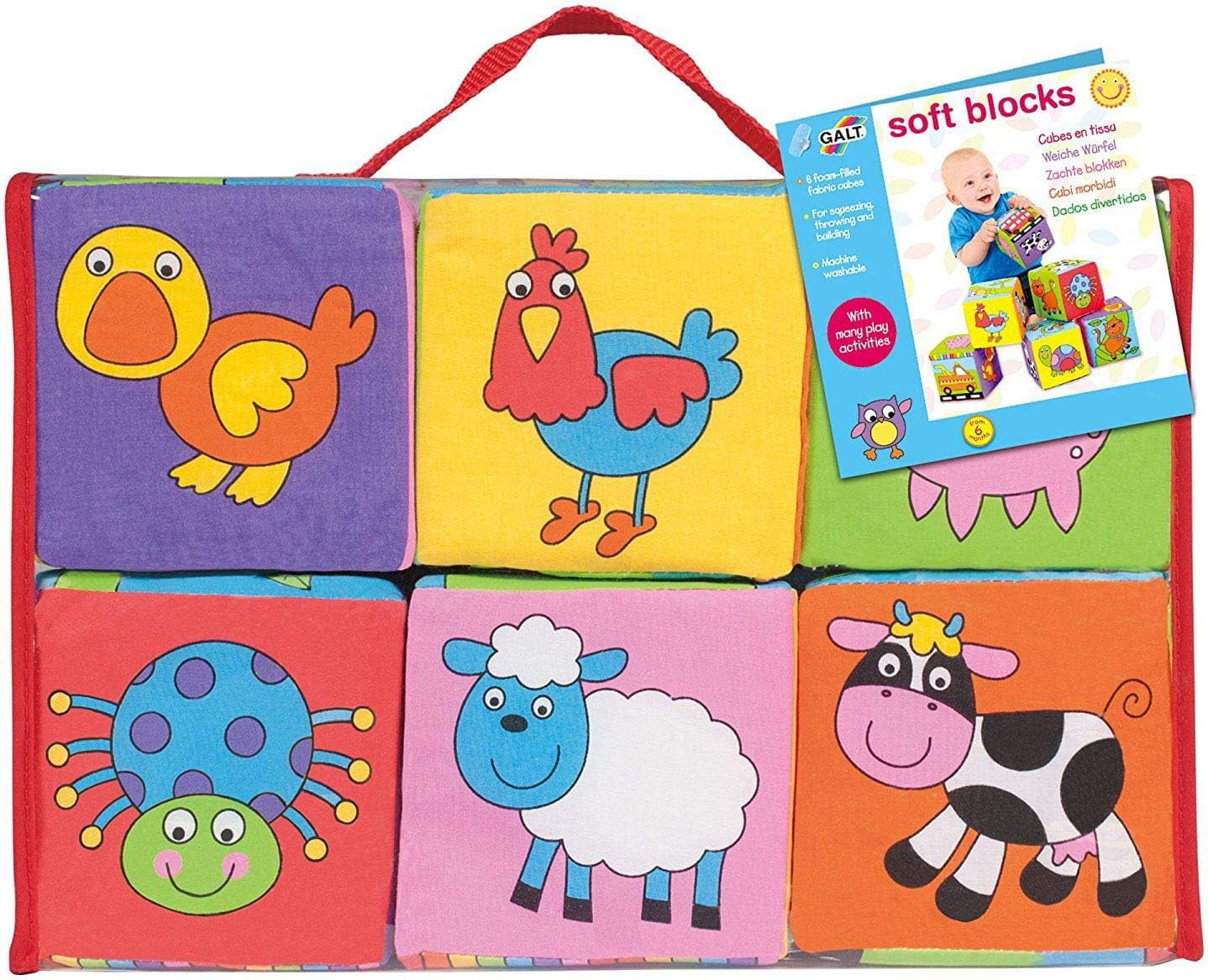 Toys Soft Blocks (Set of 6) - Walmart.com
