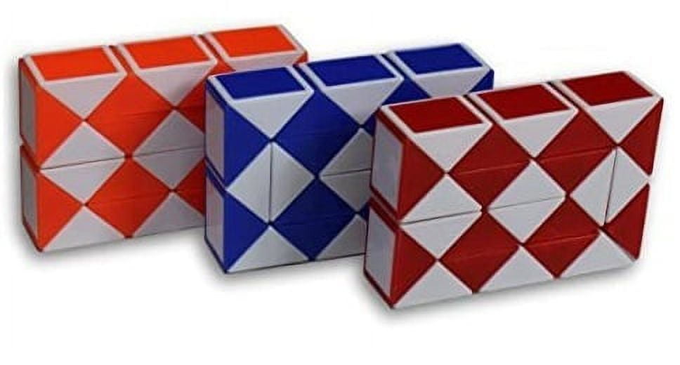 Toys+ Speed Cube Magic Snake Ruler Twist Puzzle 24 Wedges Twist 6 Pack ...