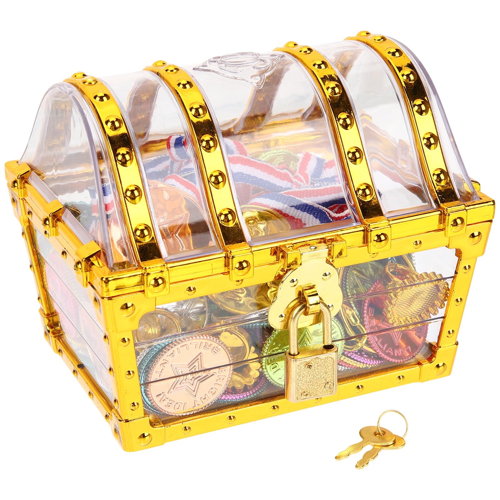 Toys Treasure Chest Prizes Plastic Treasure Chest Kids Treasure Chest ...
