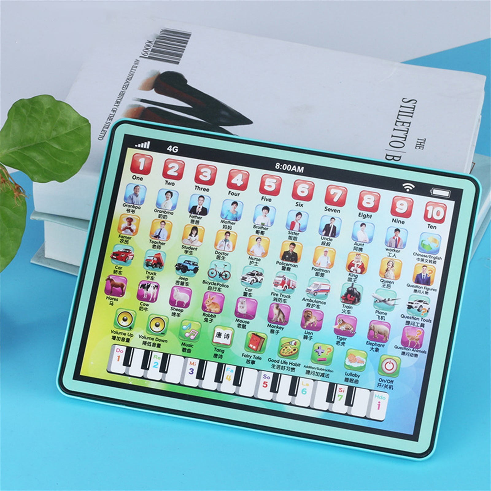 Toys for 5 Year Old Boy Simulation Learning Tablet For Kids, Toddler ...