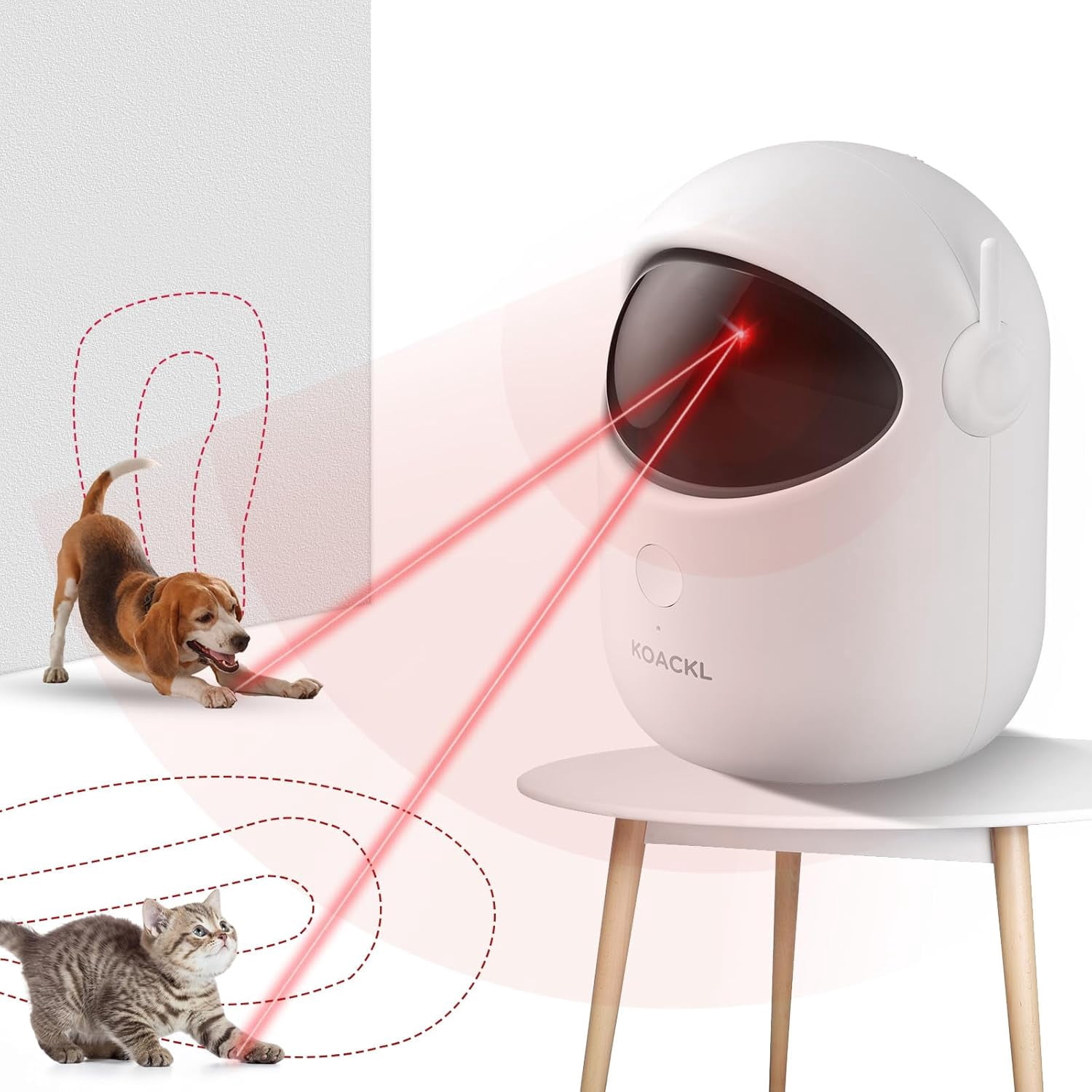 Toys for Indoor s, Laser Pointer Toy, Rechargeable Automatic Toy with ...