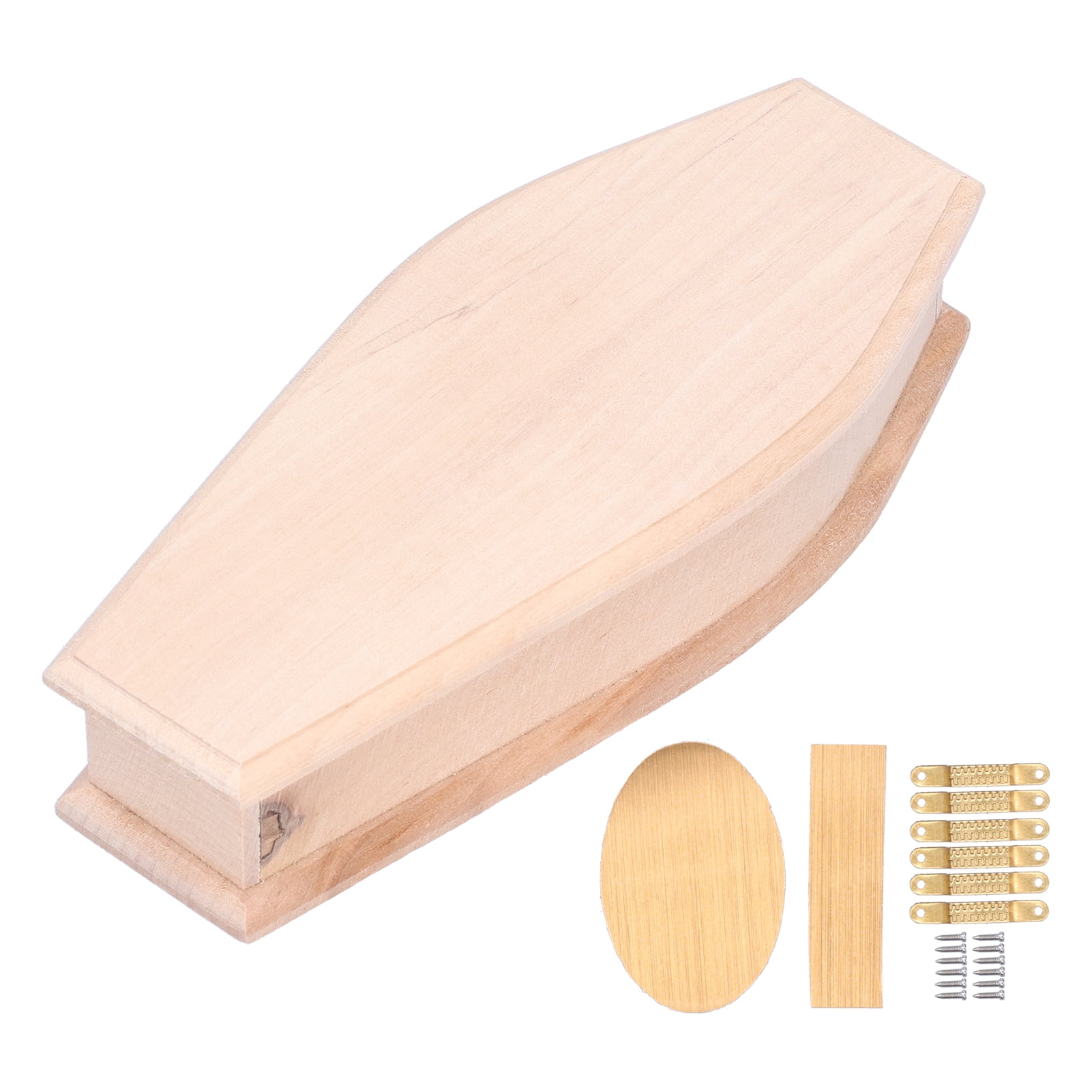 Toys for Kids 3+ Halloween Coffin Box DIY Wooden Coffin Box Crafts ...