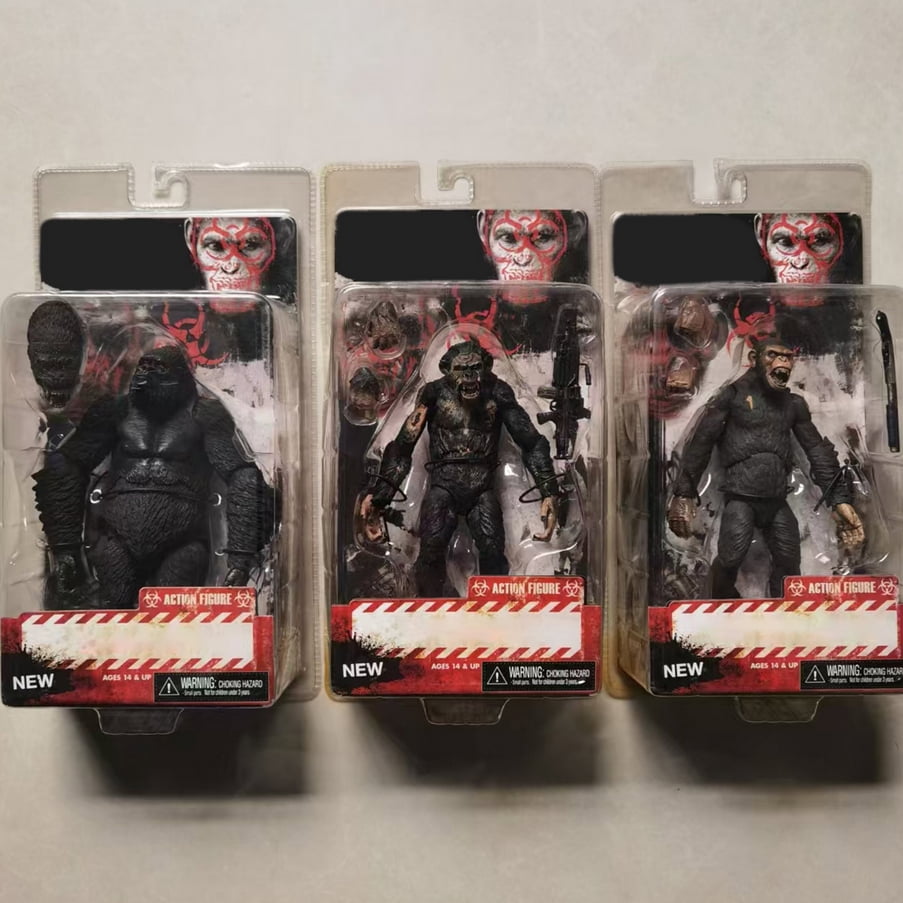 3PCS Dawn of The Planet of The Apes Kids Toy Action Figure for Boys and ...