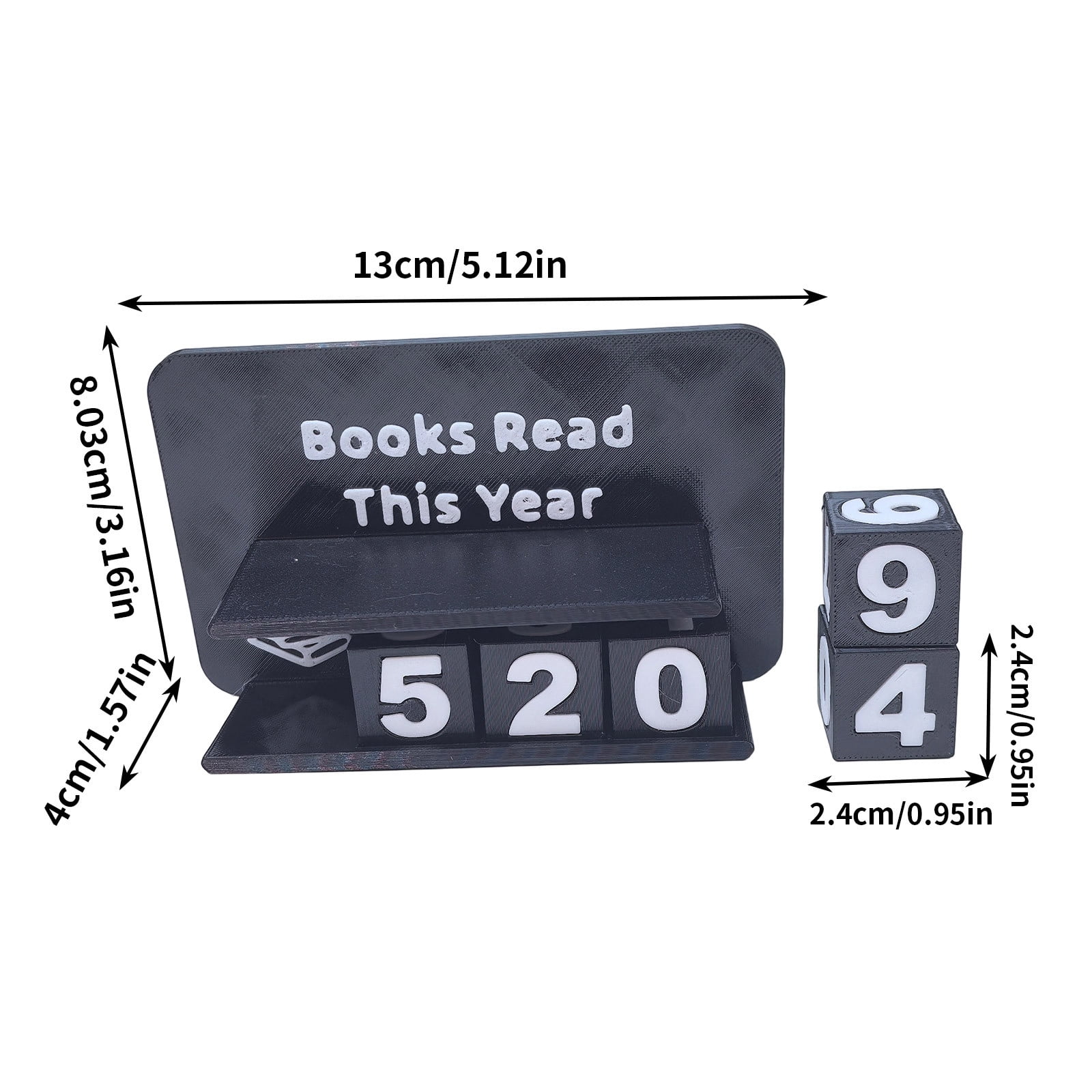 ToysYGift Bookshelf Decor Book Read Counter, Books Read Counter, Books ...