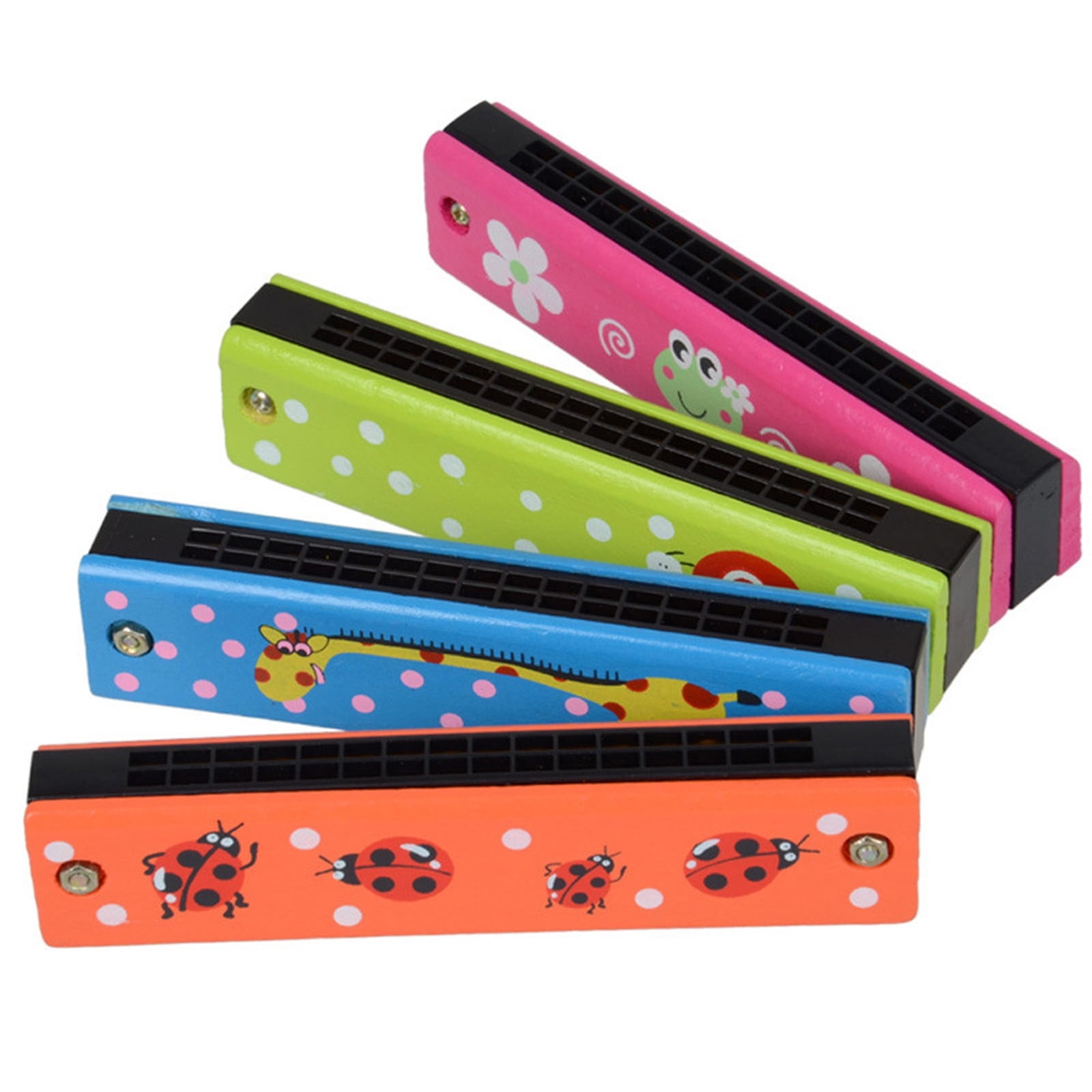 ToysYGift Kids Harmonica Toy Cartoon Harmonica 16 Holes Musical ...