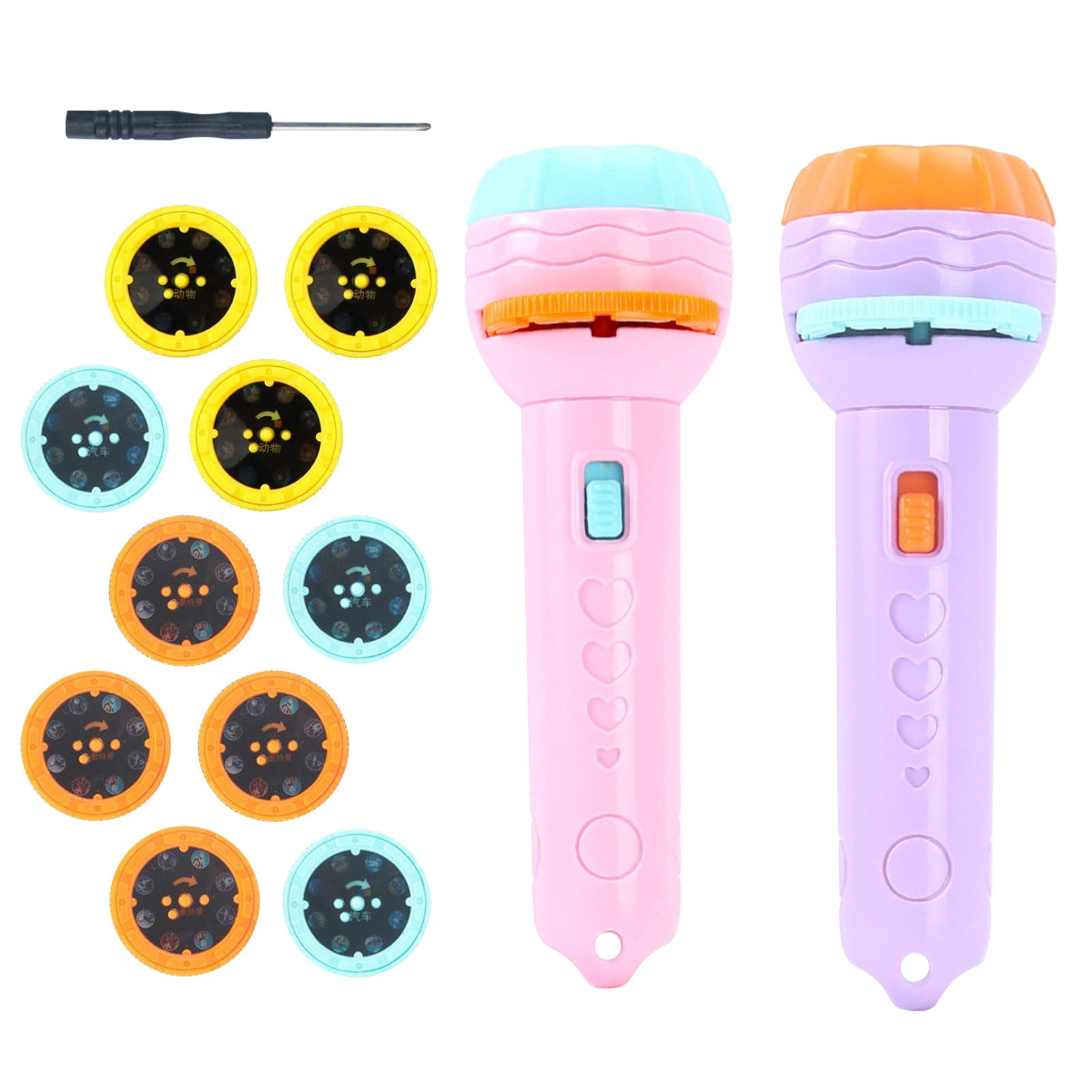 ToysYGift Kids Projector Flashlight, Dinosaur Shape Slide Projector ...