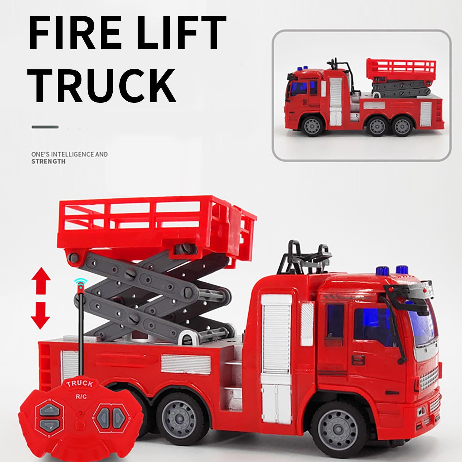 ToysYGift Remote Control Fire Truck, Fire Truck Toy, Fire Truck with ...