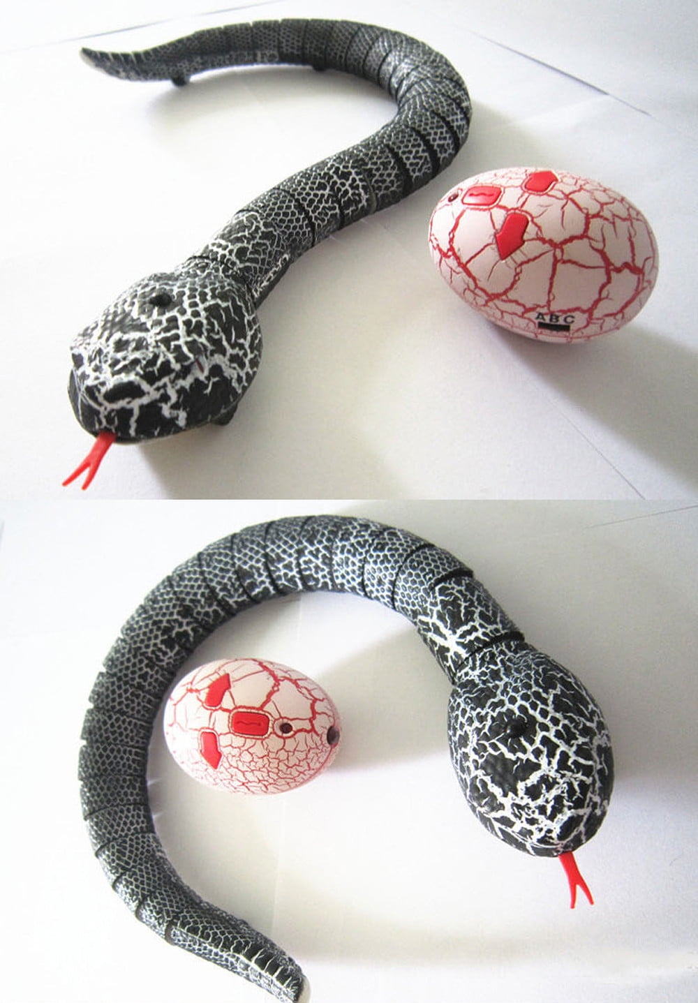 ToysYGift Remote Control Snake Rechargeable Simulation RC Snake Toy ...