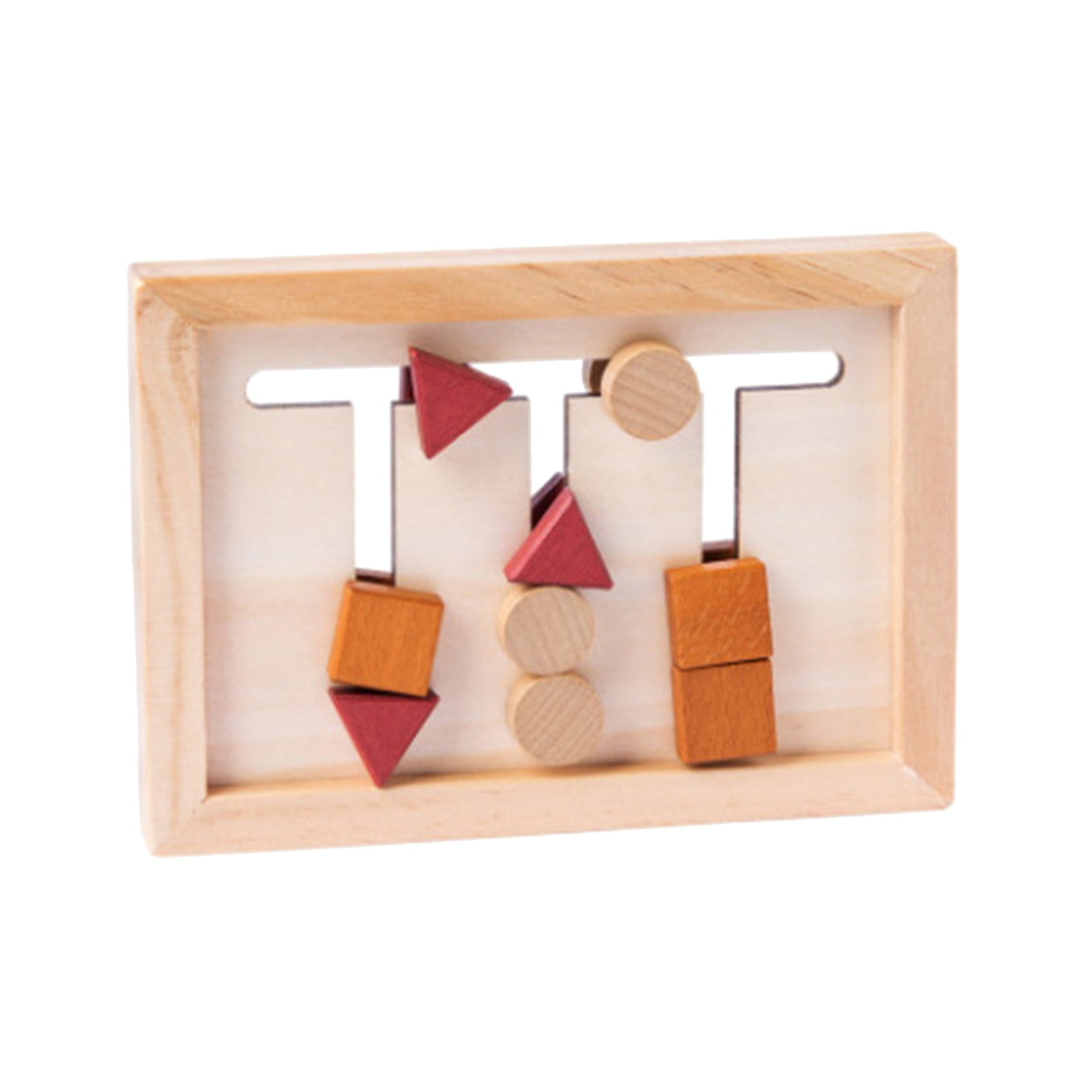 ToysYGift Shape Matching Puzzle Toys, Montessori Brain Teasers Game for ...