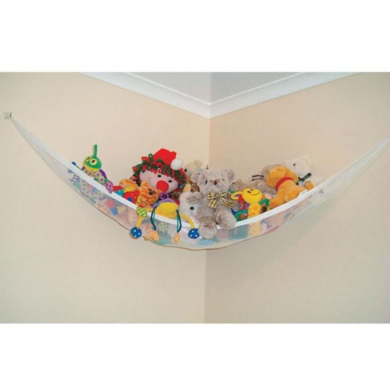 ToysYGift Stuffed Animal Storage Hammock, Corner Hanging Stuffed Animal ...