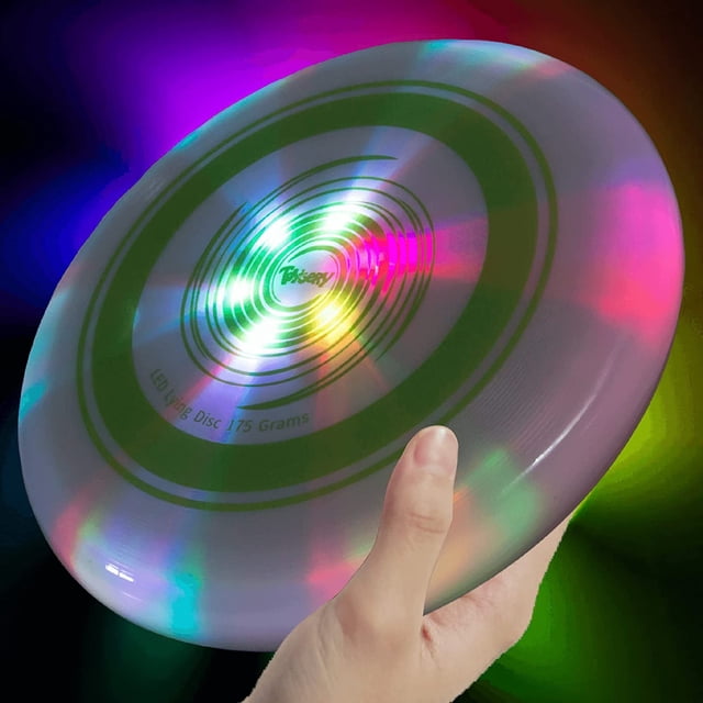 Toysery LED Glow in the Dark Frisbee Toy for Adults and Kids | Outdoor ...