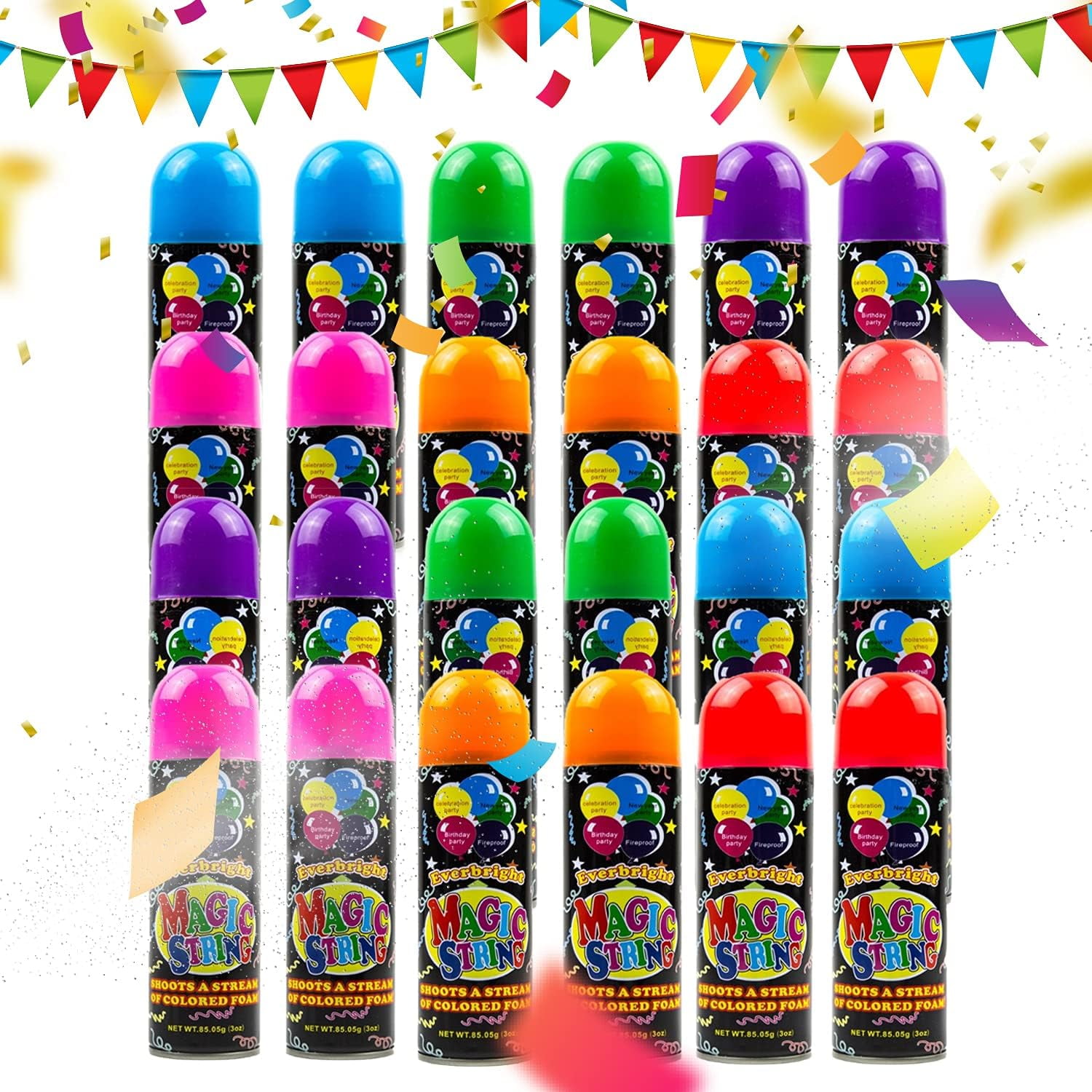 Toysery Party Streamer - Ultimate Spray String for Kids. Elevate Your ...
