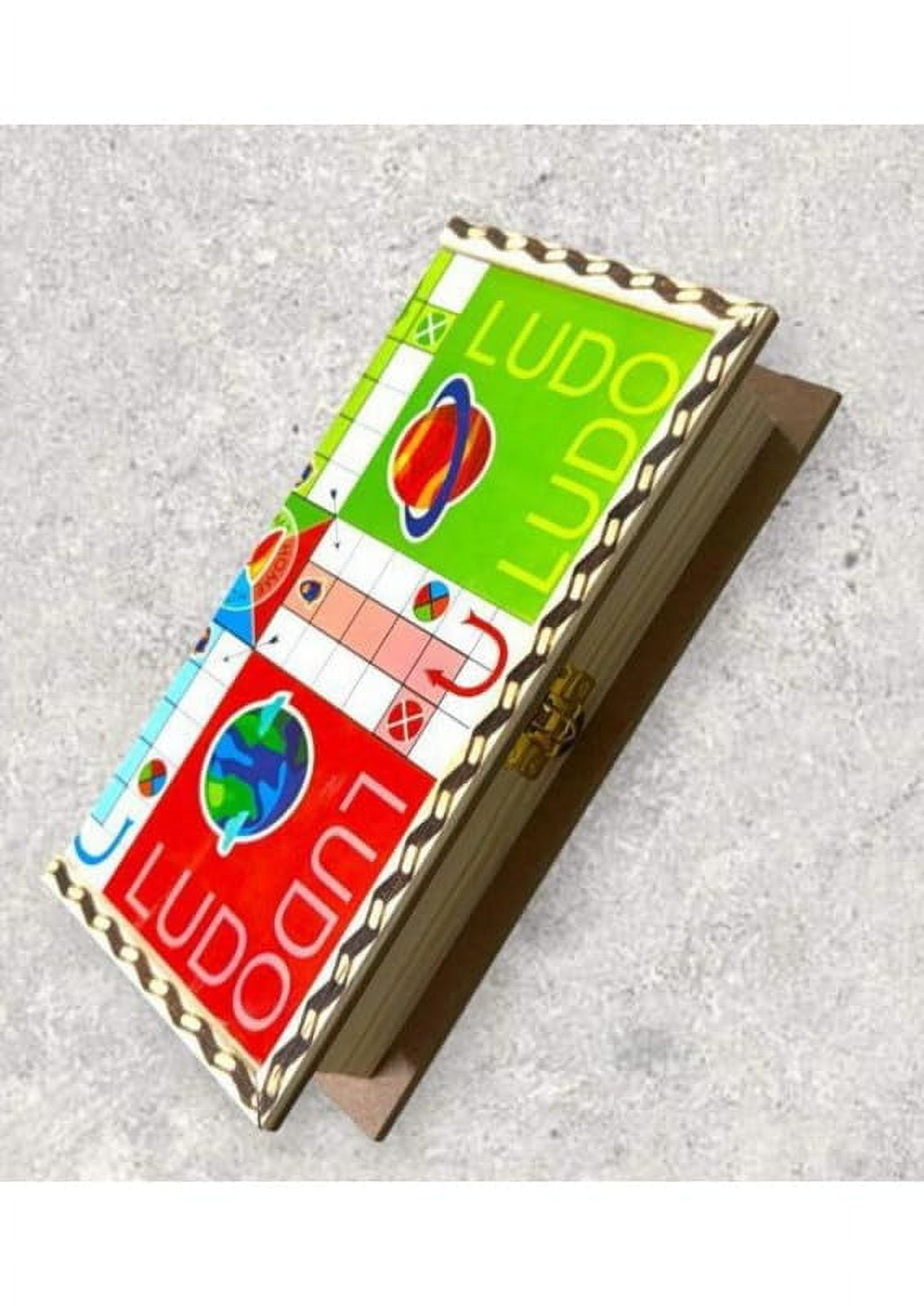 Toyshoye Wooden Ludo Game For Kids & Adults | Family Fun Game - Walmart.com