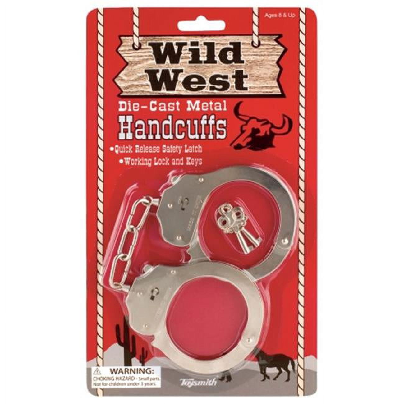 Wild West Handcuffs - Dress-Up Toys by Toysmith (3602) - Walmart.com