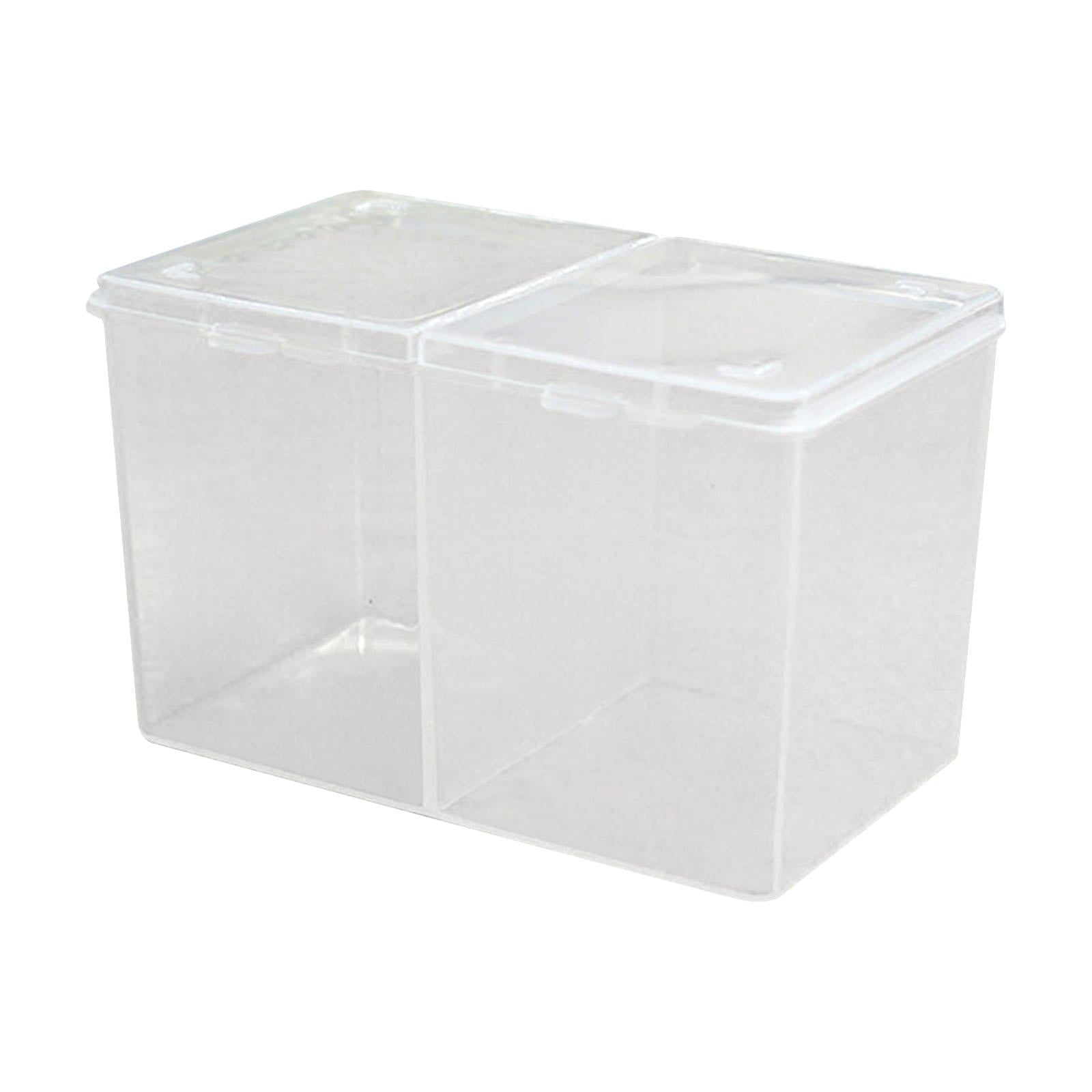 Stgfyxgs 2 Compartments Makeup Pad Swab Box Portable Cotton Ball ...