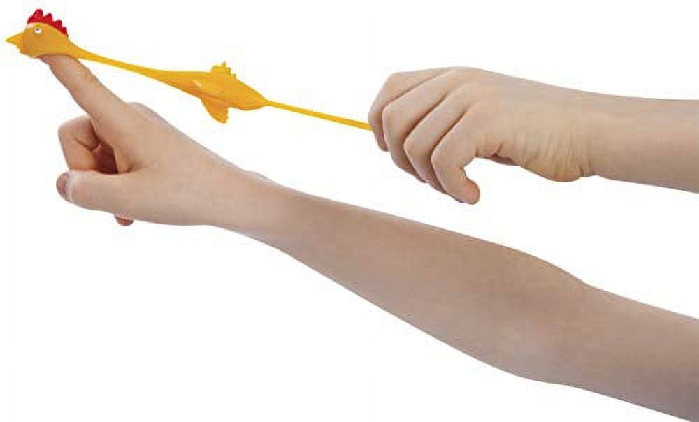 Toysmith (2 Pack) Bundle Savers! Chicken Flicking Finger Flinger Flying ...