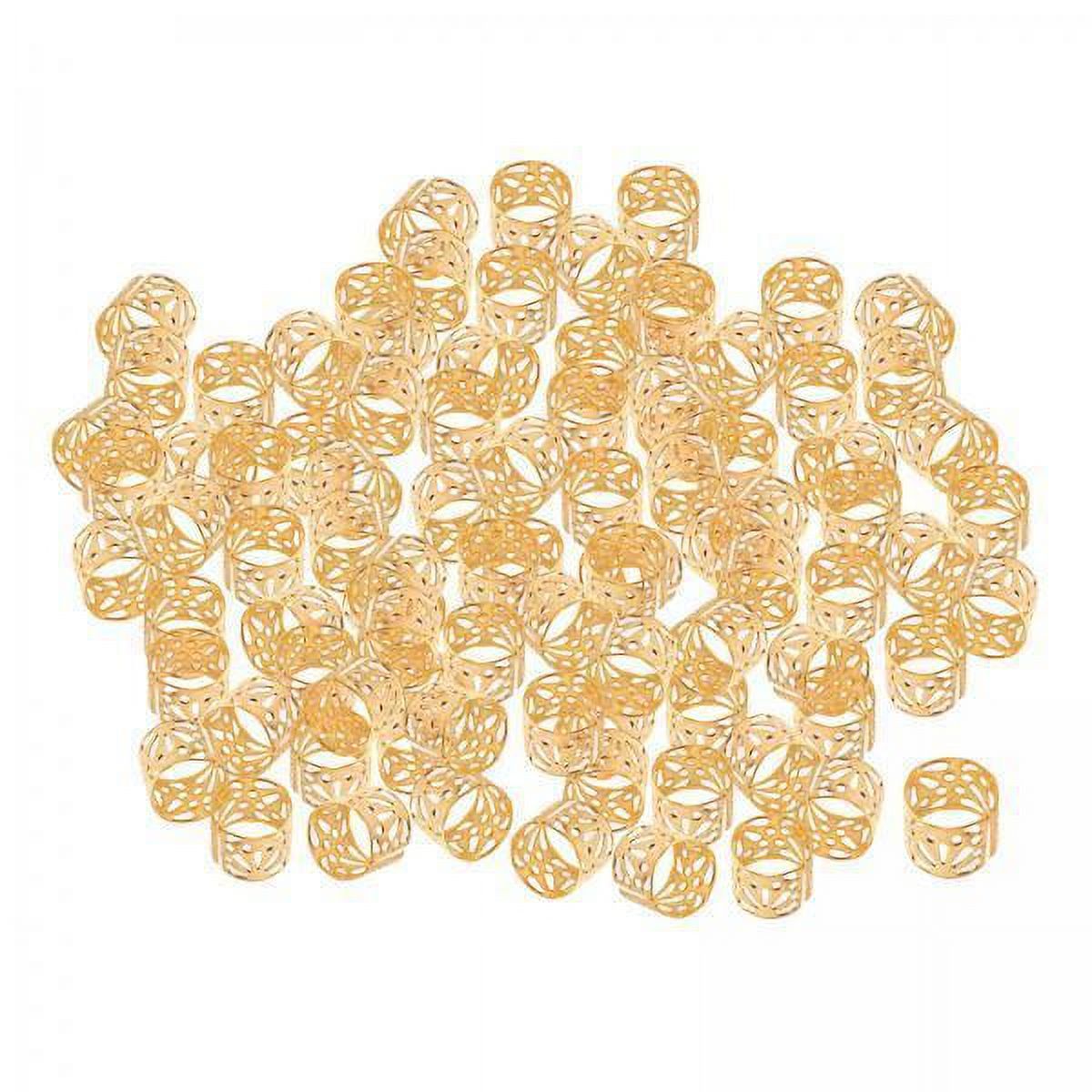 Stgfyxgs 2x100x Dreadlocks Beads Hair Jewelry, Hollow Pattern Fashion ...