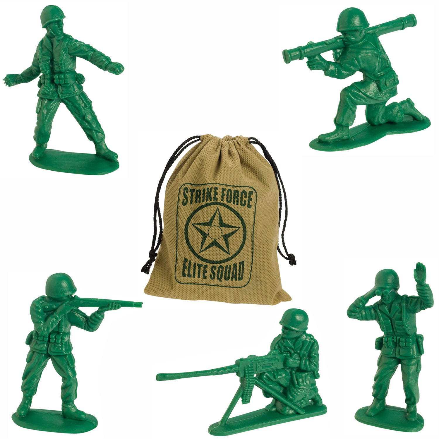 Toysmith 7803 Strike Force Army Figruine Playset 32 Piece Set - Walmart.com