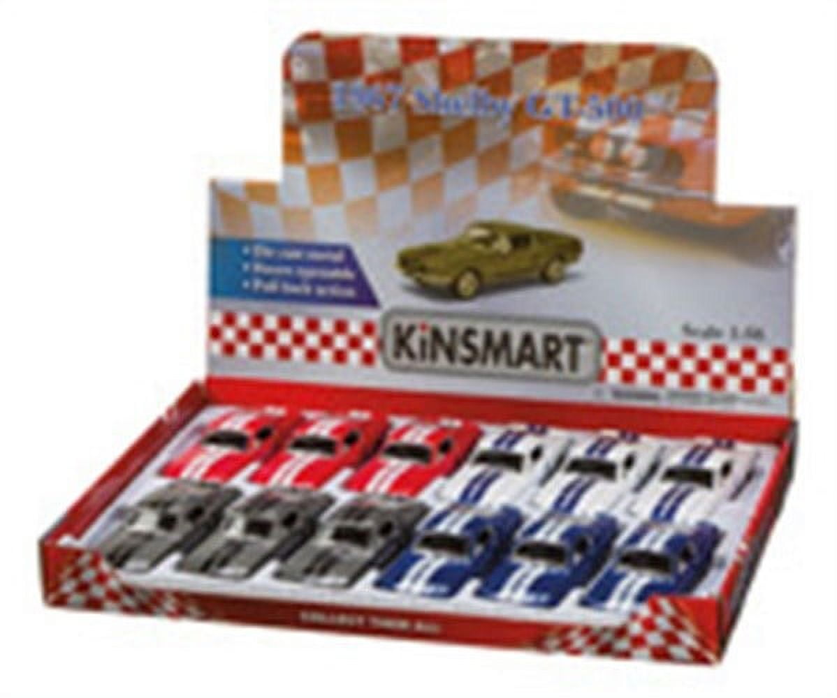 Toysmith 9054328 Metal Shelby Car Toy Die Cast, Assorted Color - Pack ...