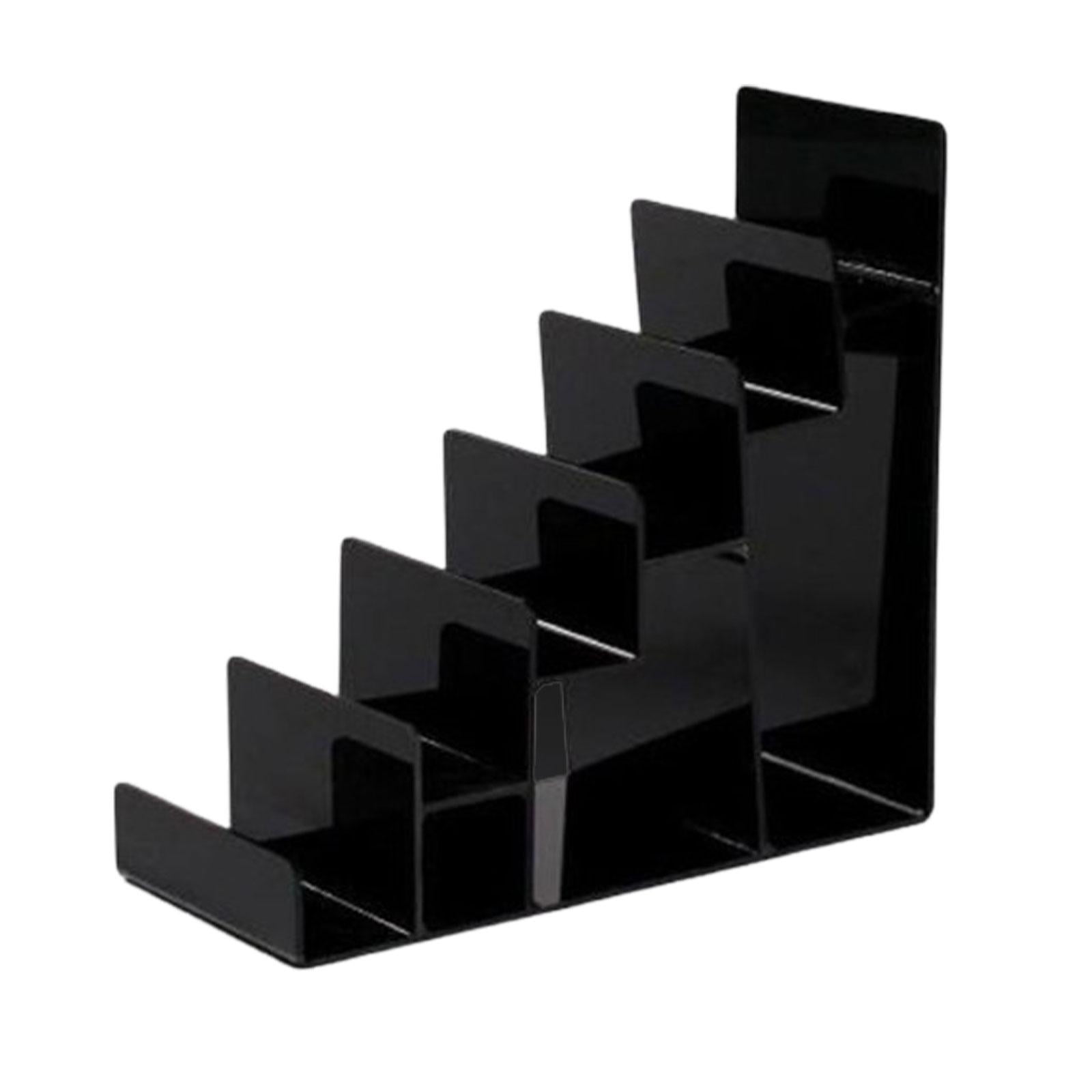 Stgfyxgs Acrylic Display Riser Desktop Display Stand Organizer Black ...