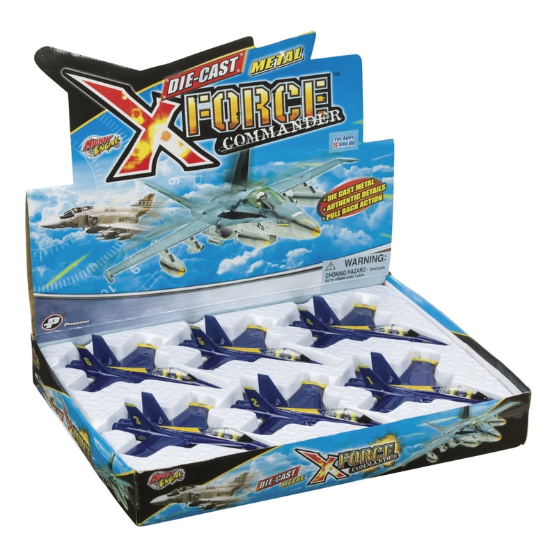 Toysmith Angel Jet Toy Die Cast Metal Blue - Walmart.com