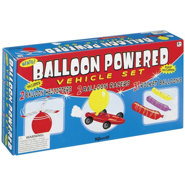Toysmith Balloon Powered Vehicle Set - Walmart.com