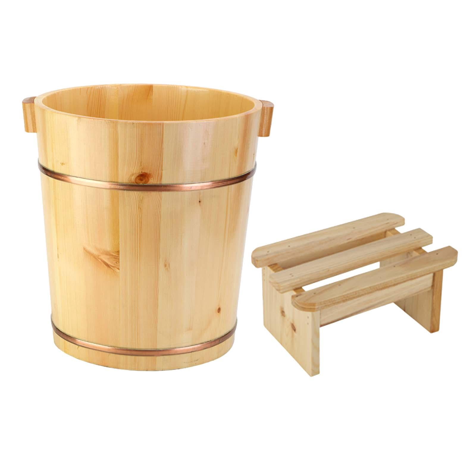 Stgfyxgs Basin Tub Wood Foot Bath Pedicure Handmade Comfortable ...