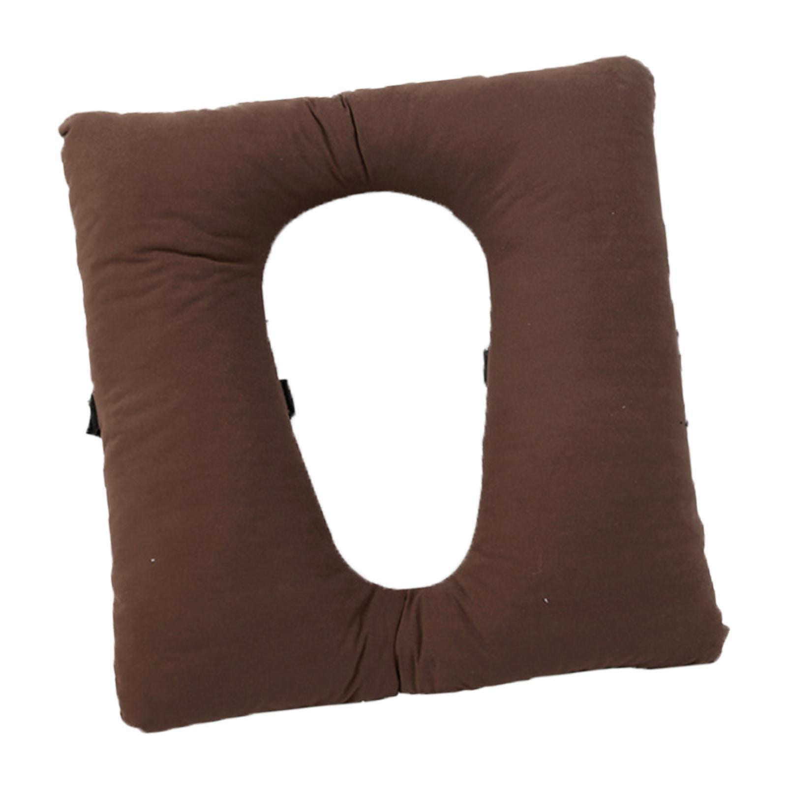 Stgfyxgs Bedside Commode Cushion Padded Bathroom Attachment with Fixing ...