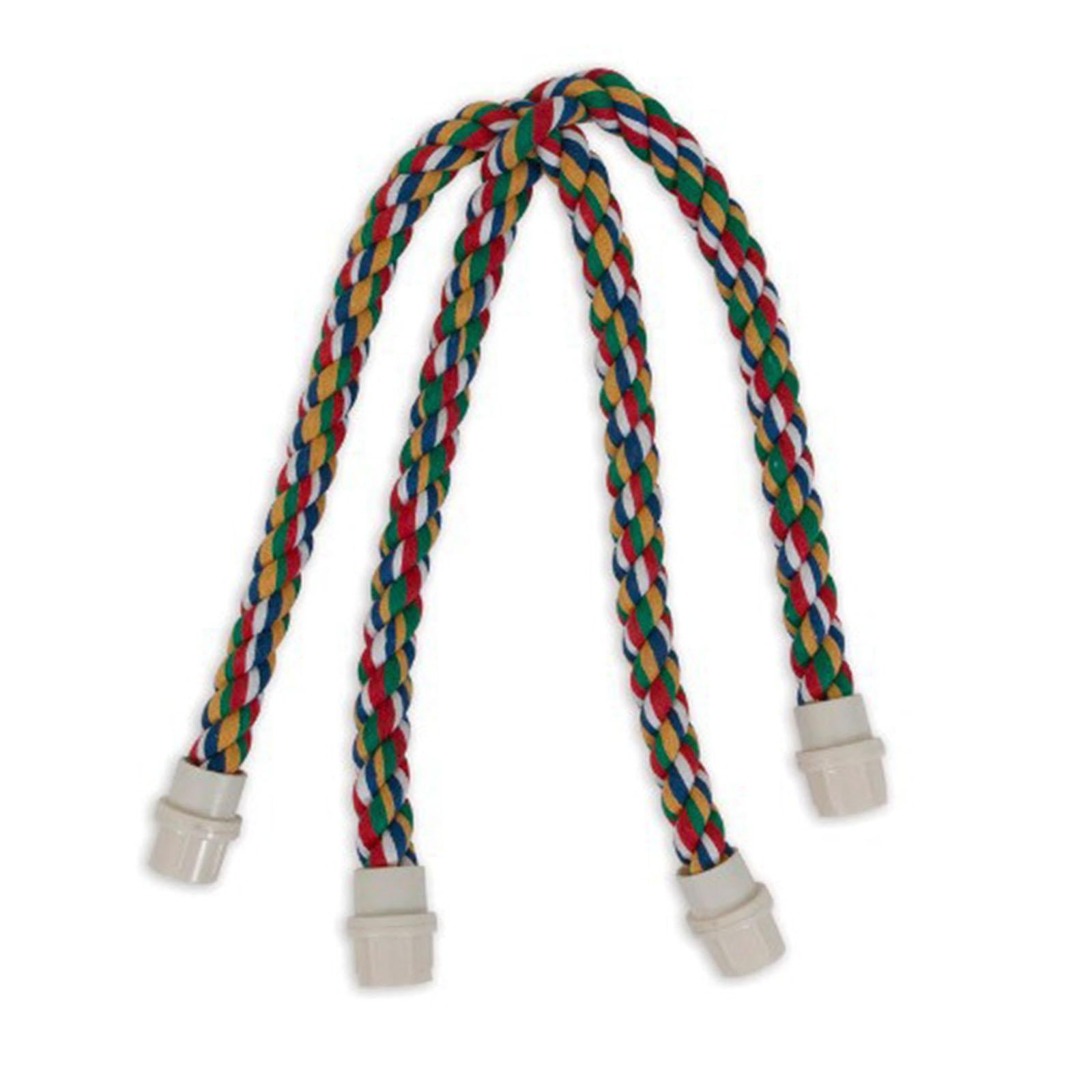 Stgfyxgs Bird Colorful Rope Perches Climbing Rope Bird Cage Accessories ...