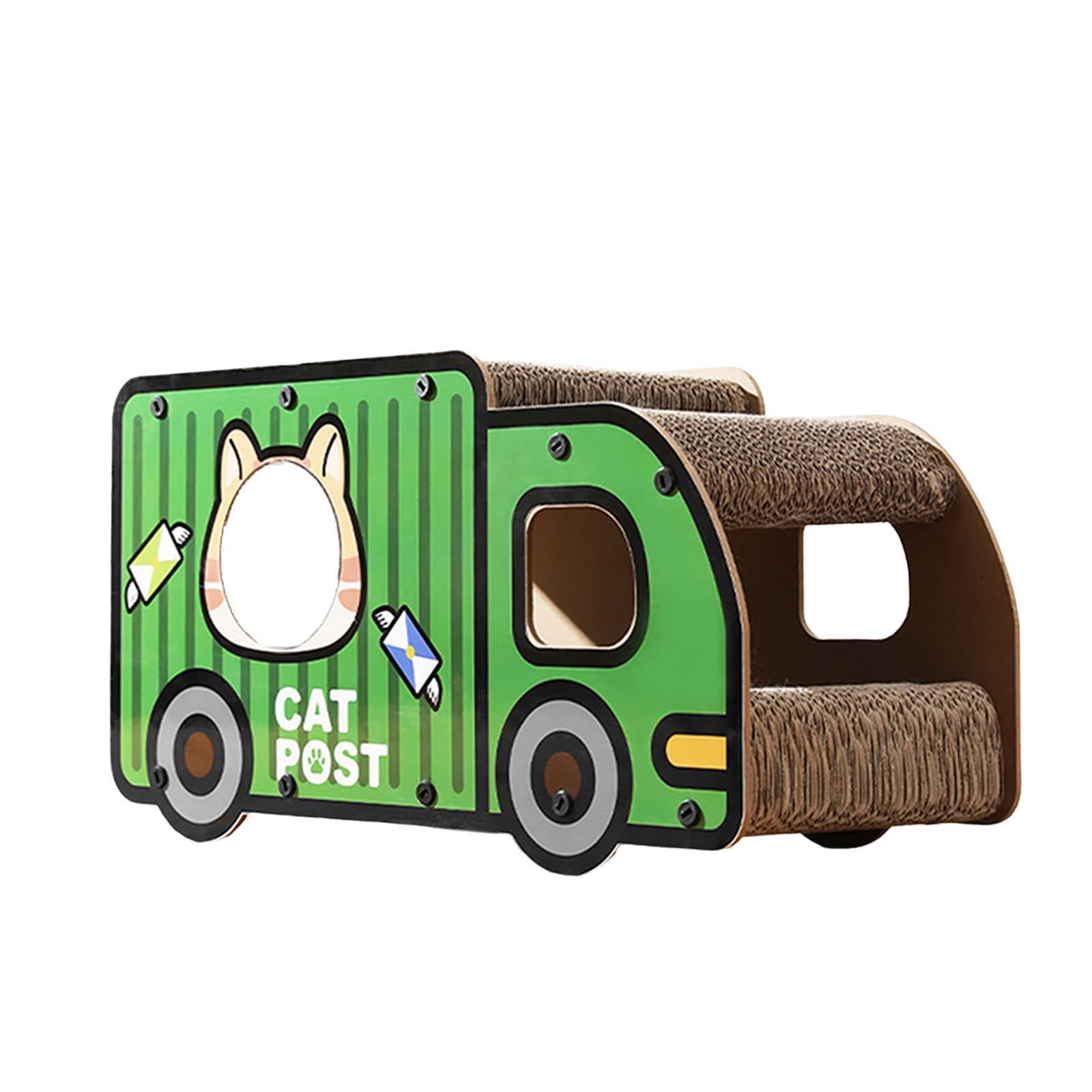 Stgfyxgs Cat Scratching Board Truck Portable Cartoon Corrugated ...