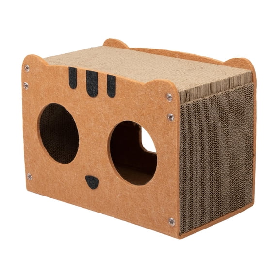 Stgfyxgs Cat Scratching Pad, Cardboard Cat Scratcher, Large Interactive ...