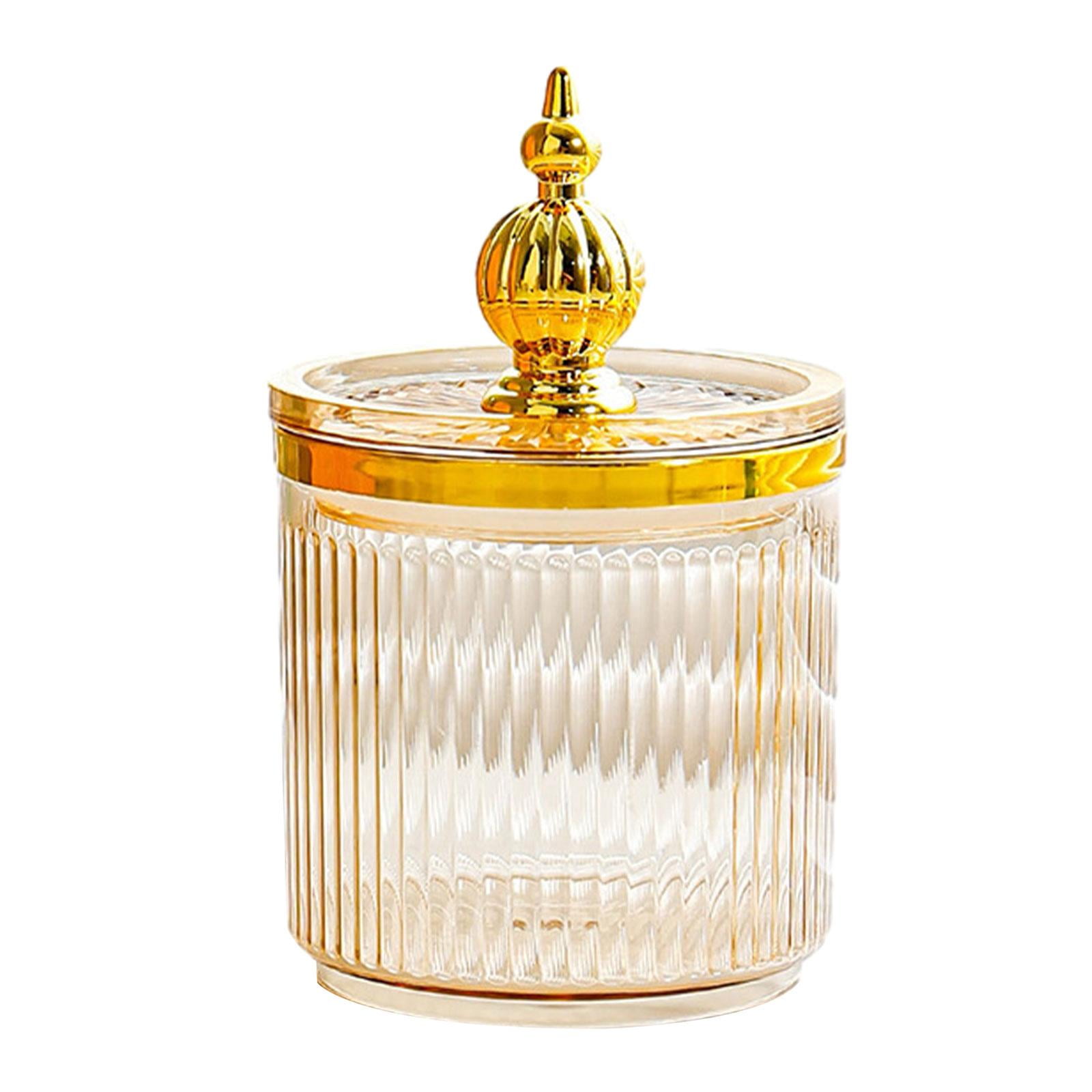 Stgfyxgs Cotton Swab Storage Box Cotton Round Pads Container with Lid ...