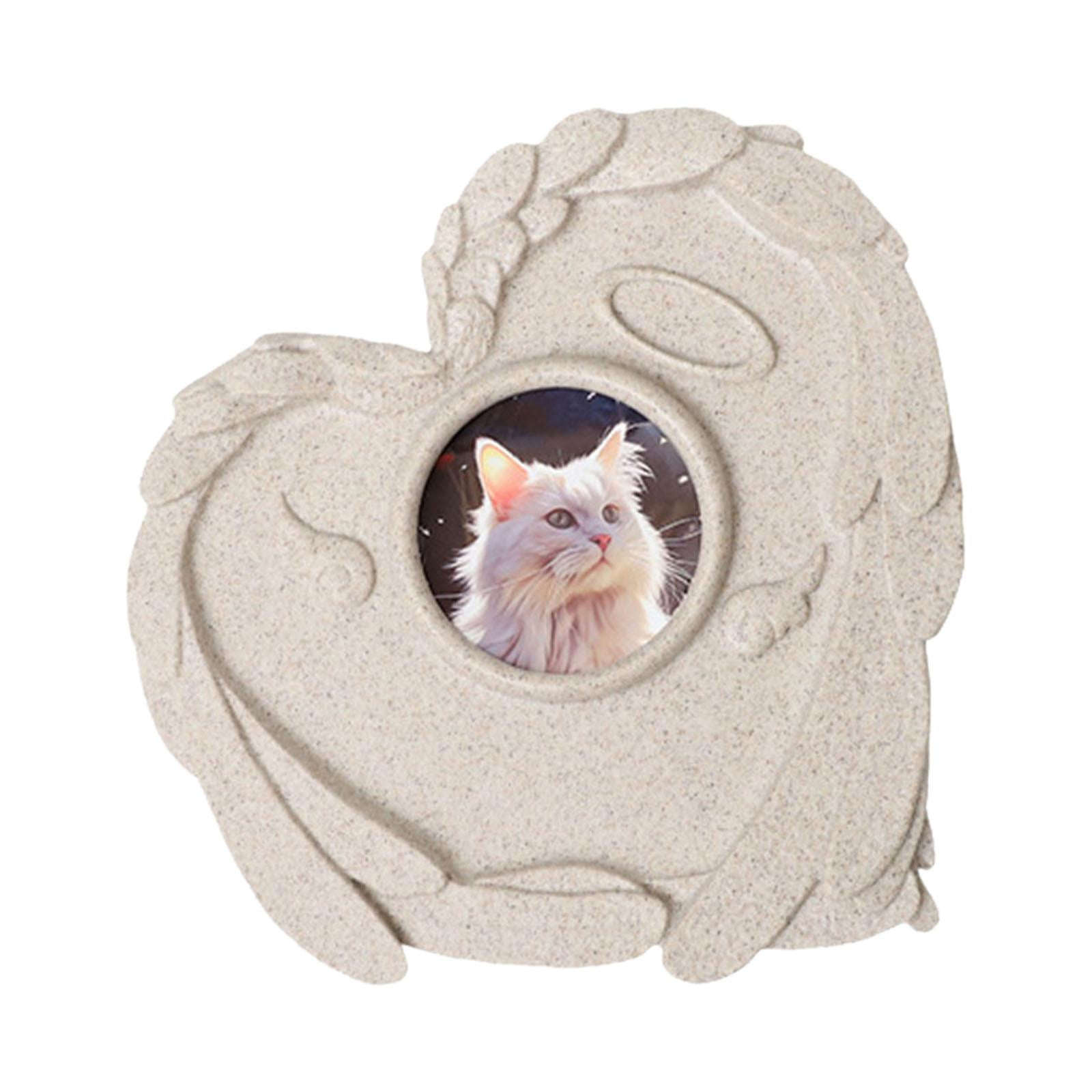 Toysmith Dog Grave Marker Cat Headstone Heart Shaped Pet Gravestone ...