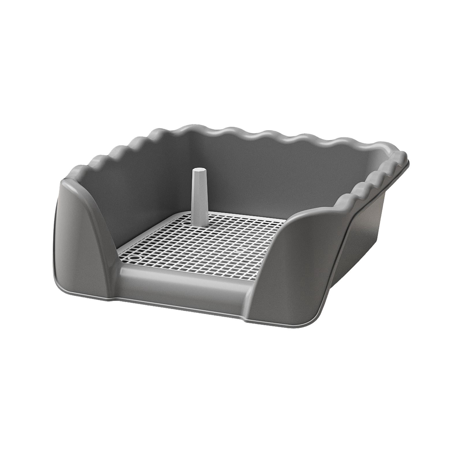 Toysmith Dog Toilet Training Potty Tray Anti Splashing Pet Litter Pan ...