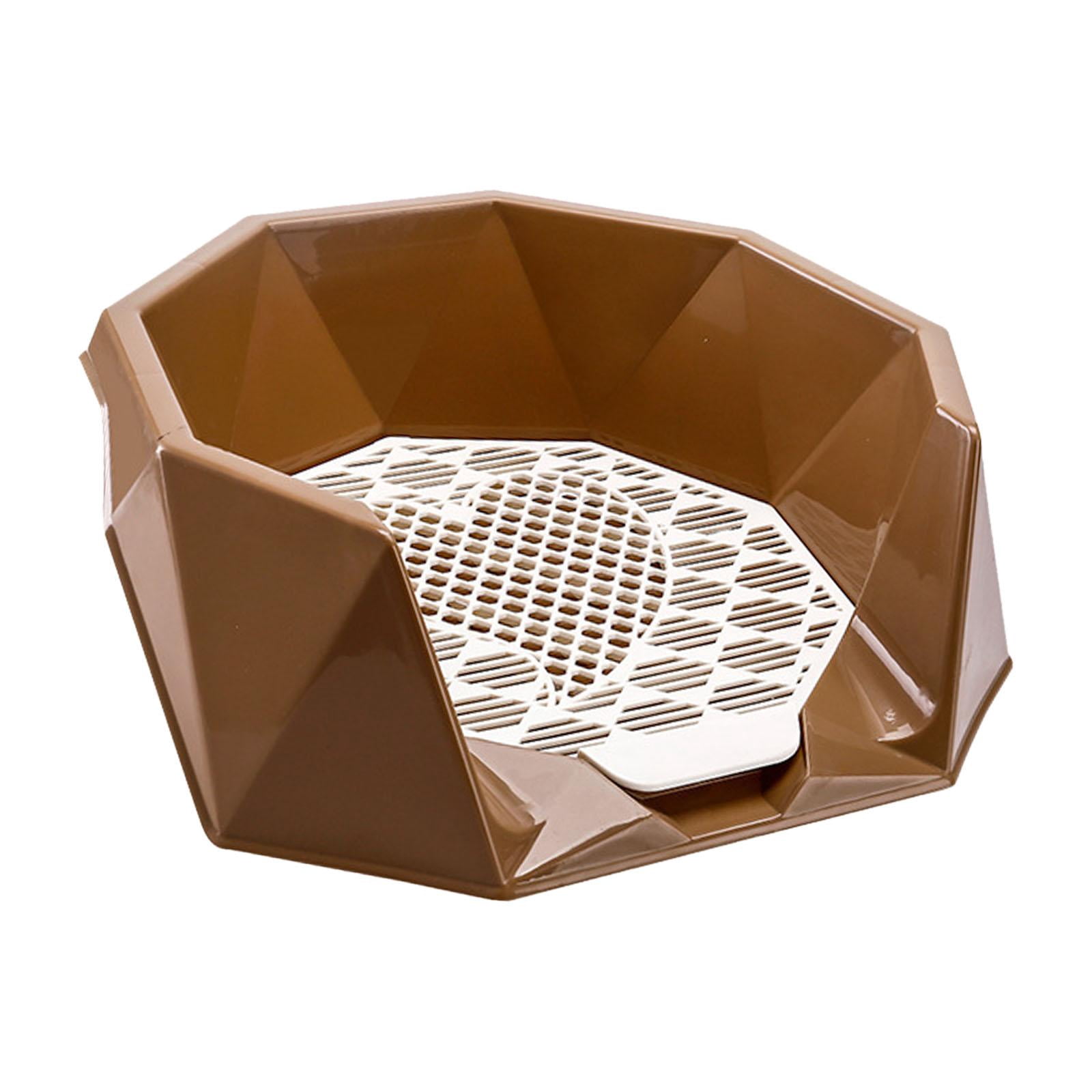 Stgfyxgs Indoor Dog Potty Tray, Dogs Potty Pad, Open Top Entry Dog ...