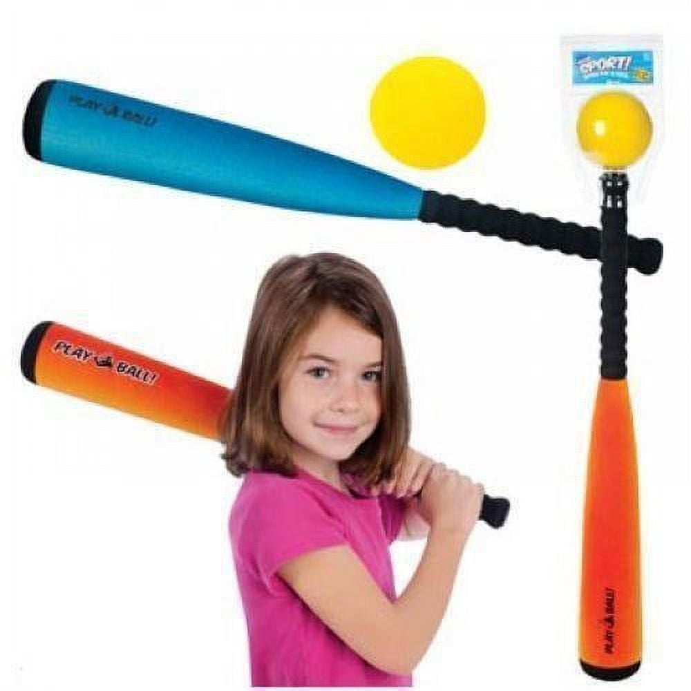 Toysmith Jumbo Bat and Ball Sports Baseball Set - Orange - Walmart.com