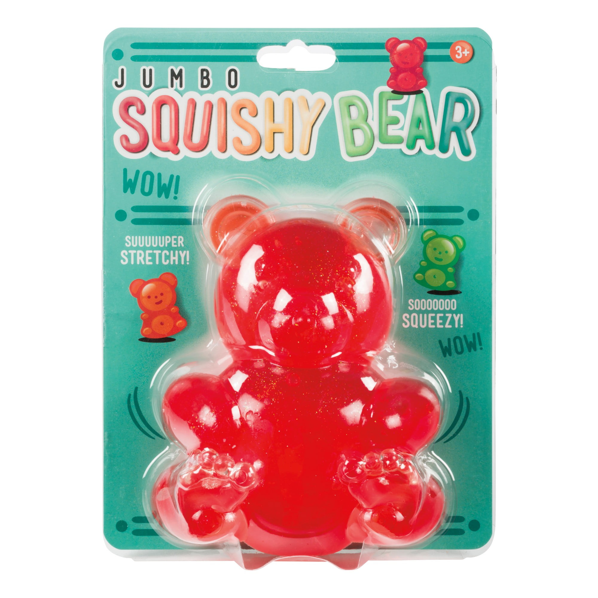 Toysmith Jumbo Squishy Bear - Colors May Vary - Walmart.com