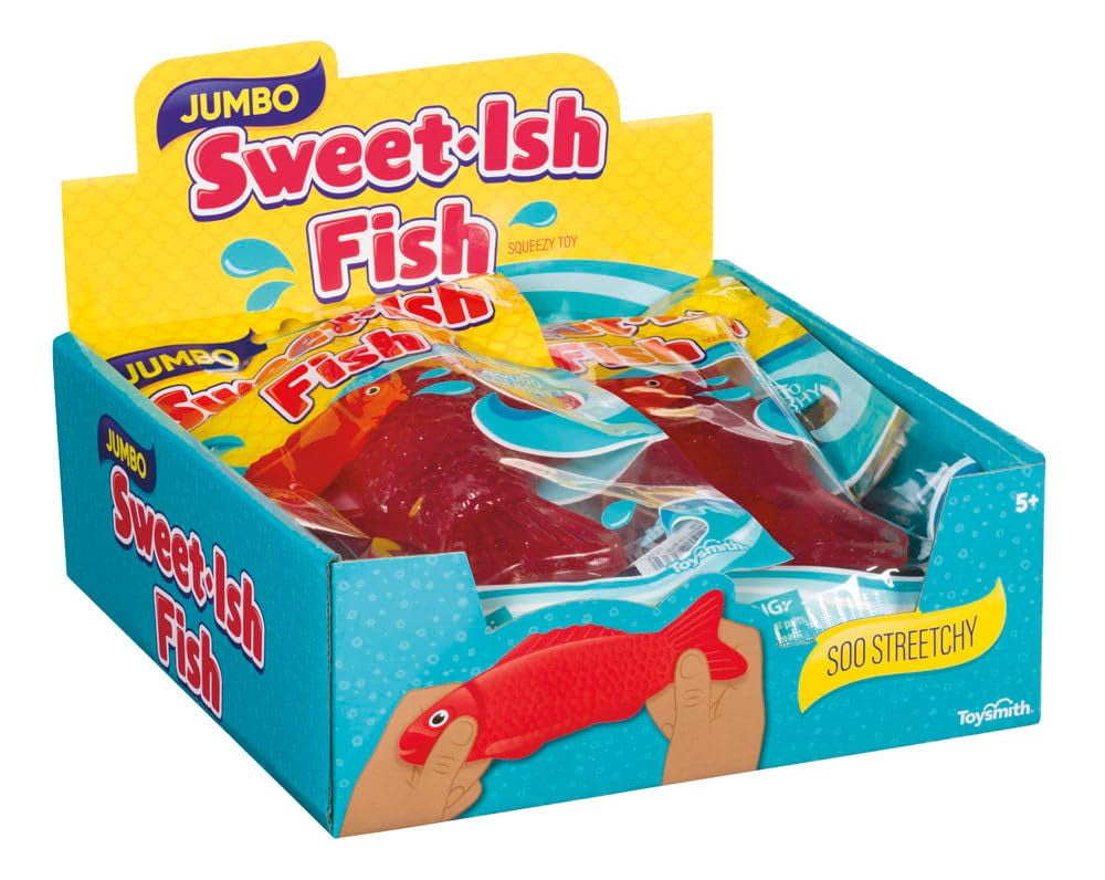 Toysmith Jumbo Sweet-Ish Fish Non-Edible Squeezy Toy C30 - Walmart.com