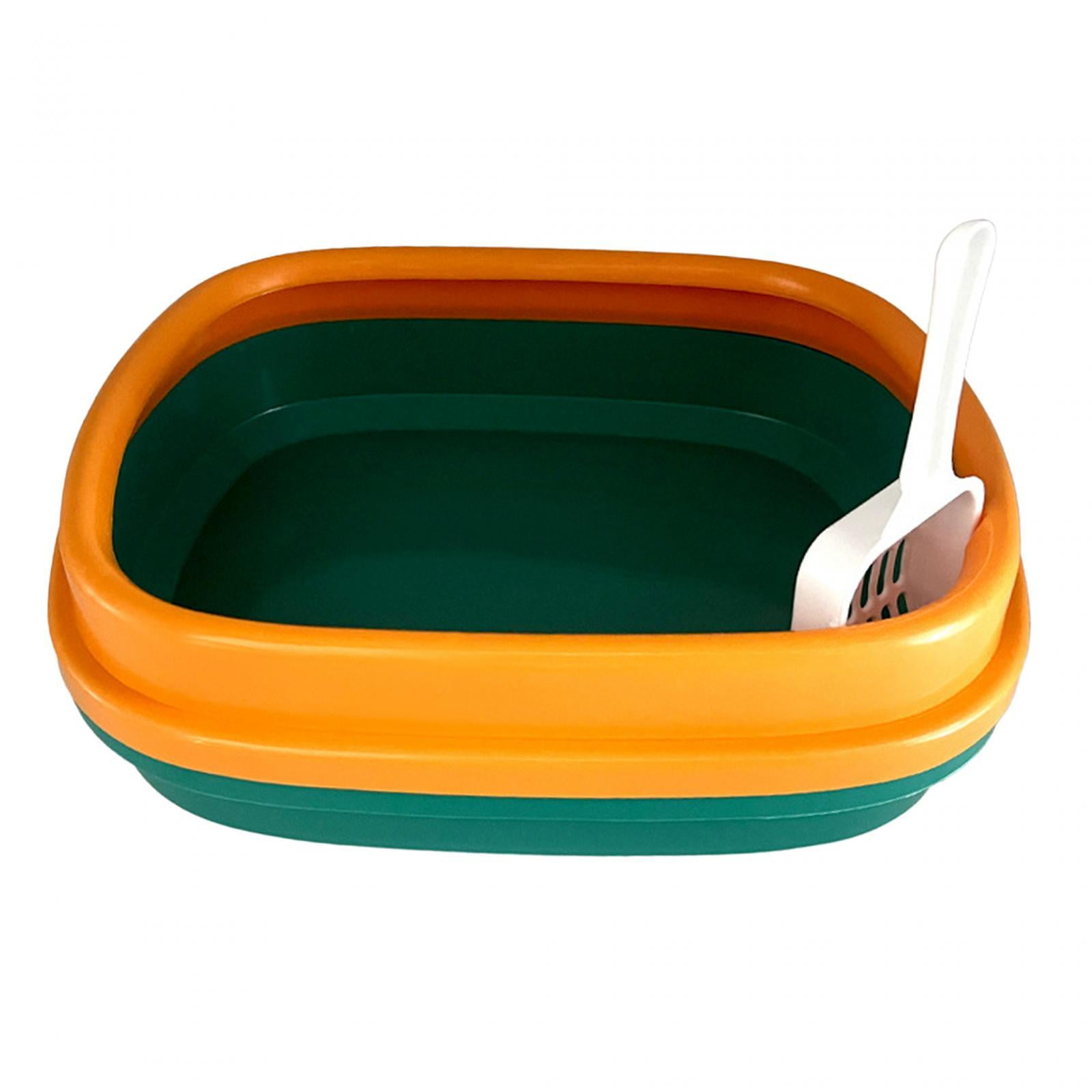 Stgfyxgs Litter Tray ,Kitty Litter tray, Easy Cleaning ,Cat Potty ,Open ...
