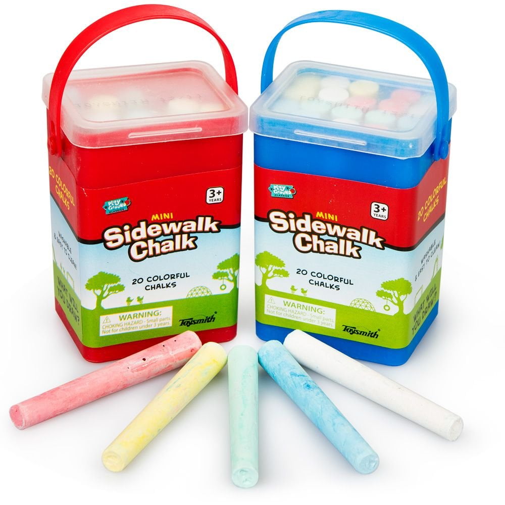 Toysmith - Mini Sidewalk Chalk (Pack of 3) - Walmart.com